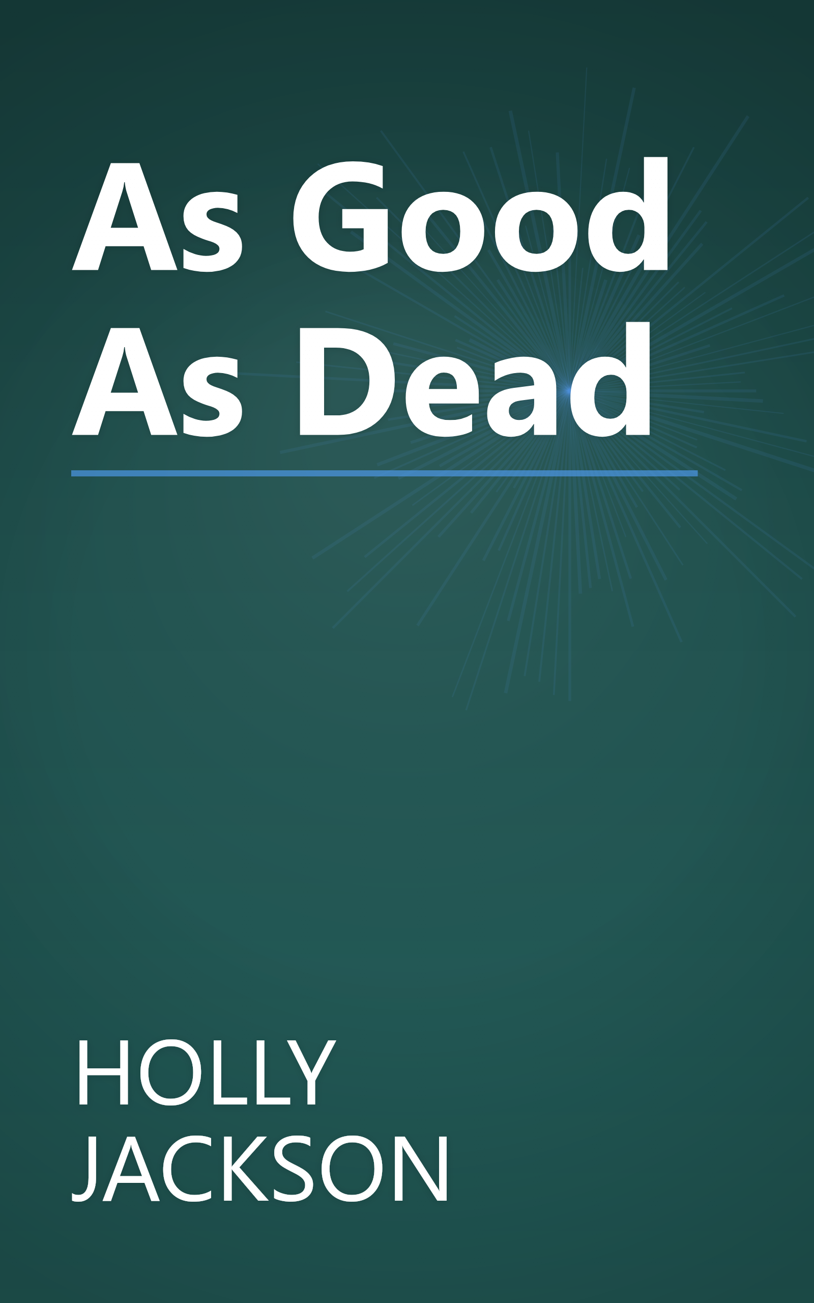 As Good As Dead book cover