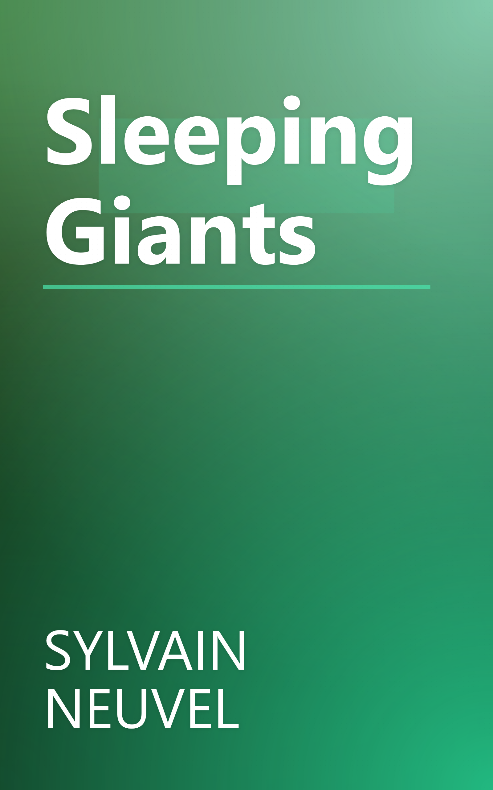 Sleeping Giants book cover