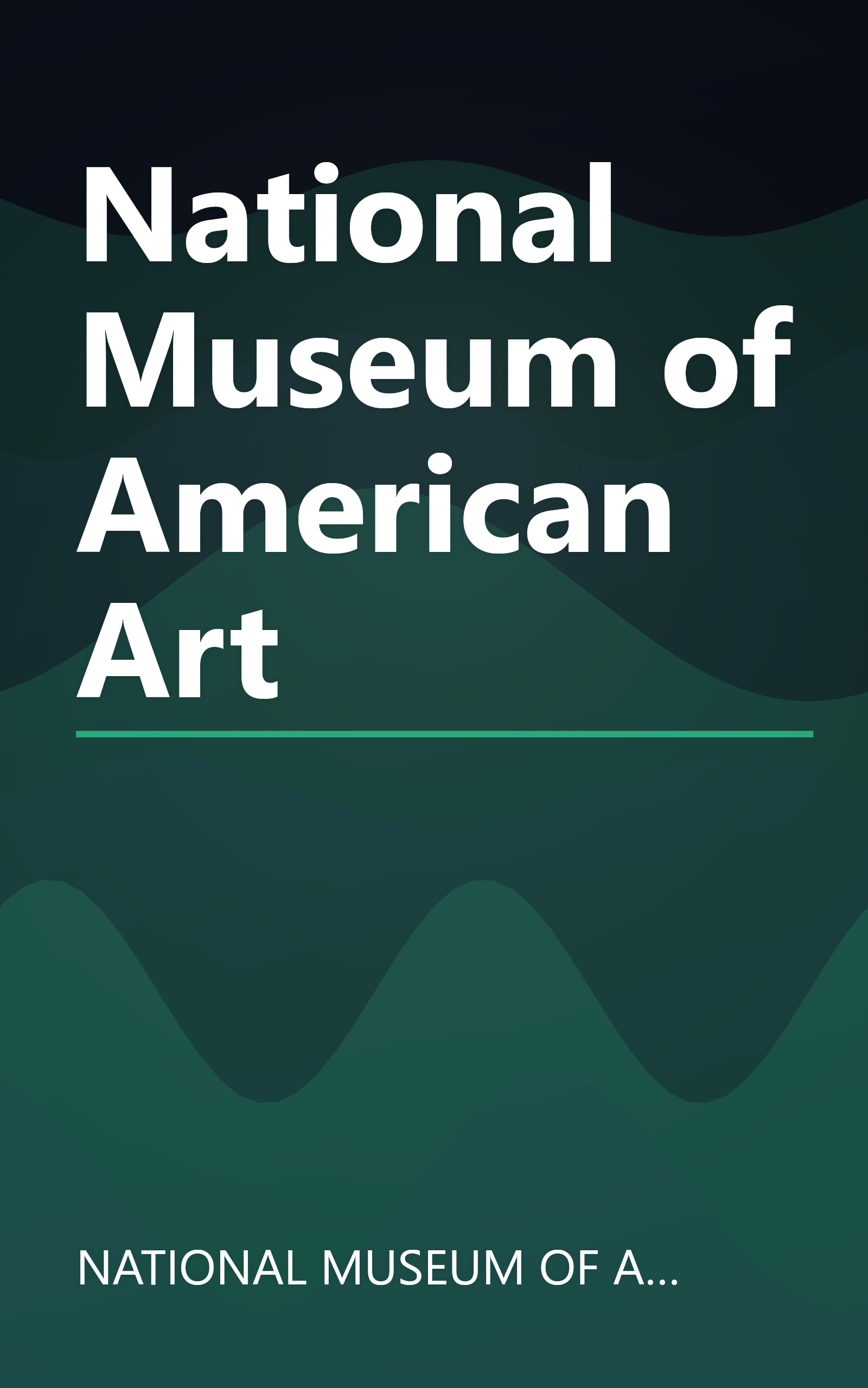 National Museum of American Art book cover
