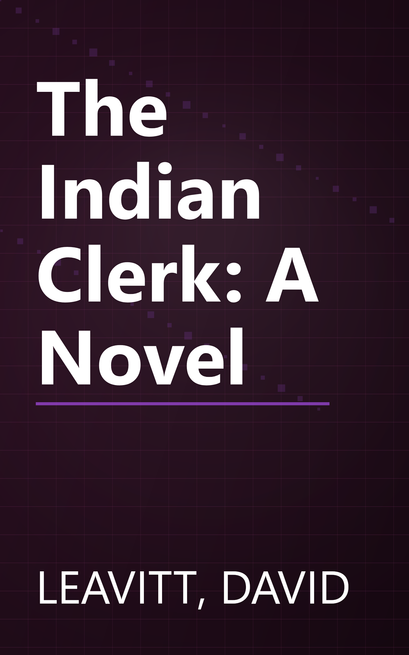 The Indian Clerk: A Novel book cover