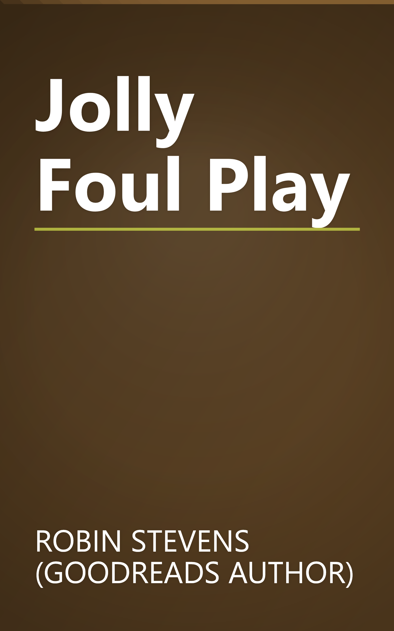 Jolly Foul Play book cover