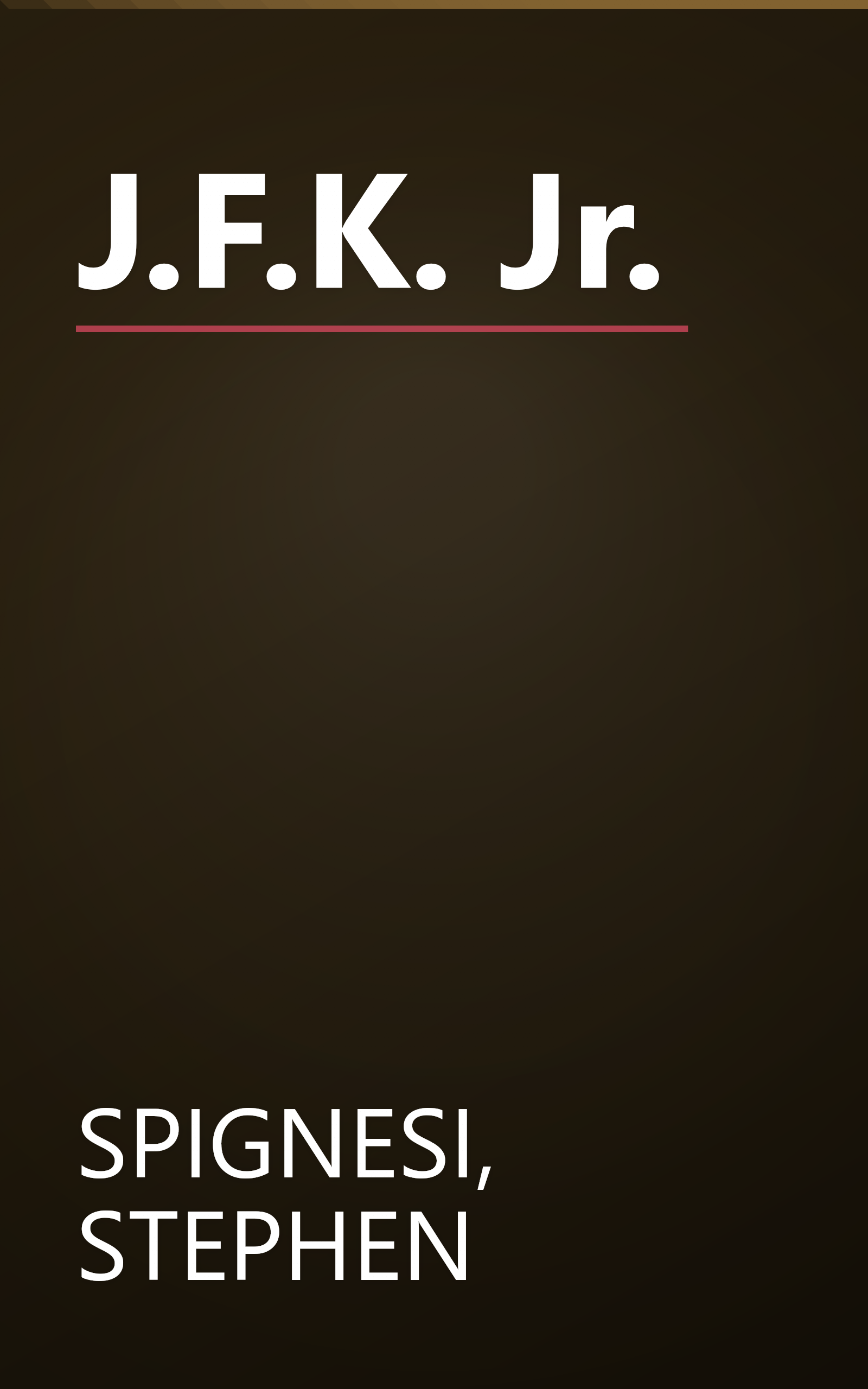 J.F.K. Jr. book cover