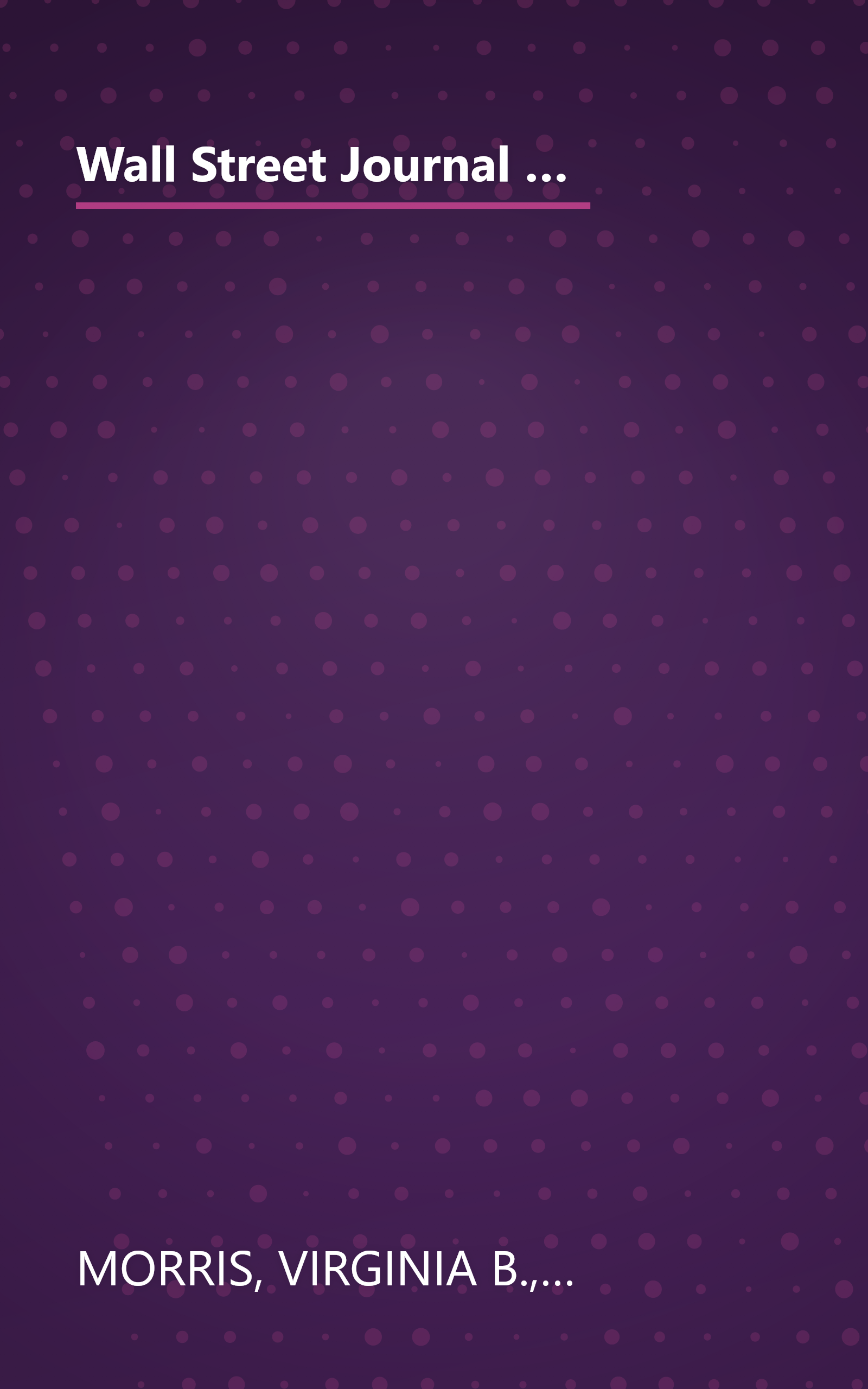 Wall Street Journal Guide to Planning Your Financial Future : The Easy-to-read Guide to Lifetime Planning for Retirement book cover