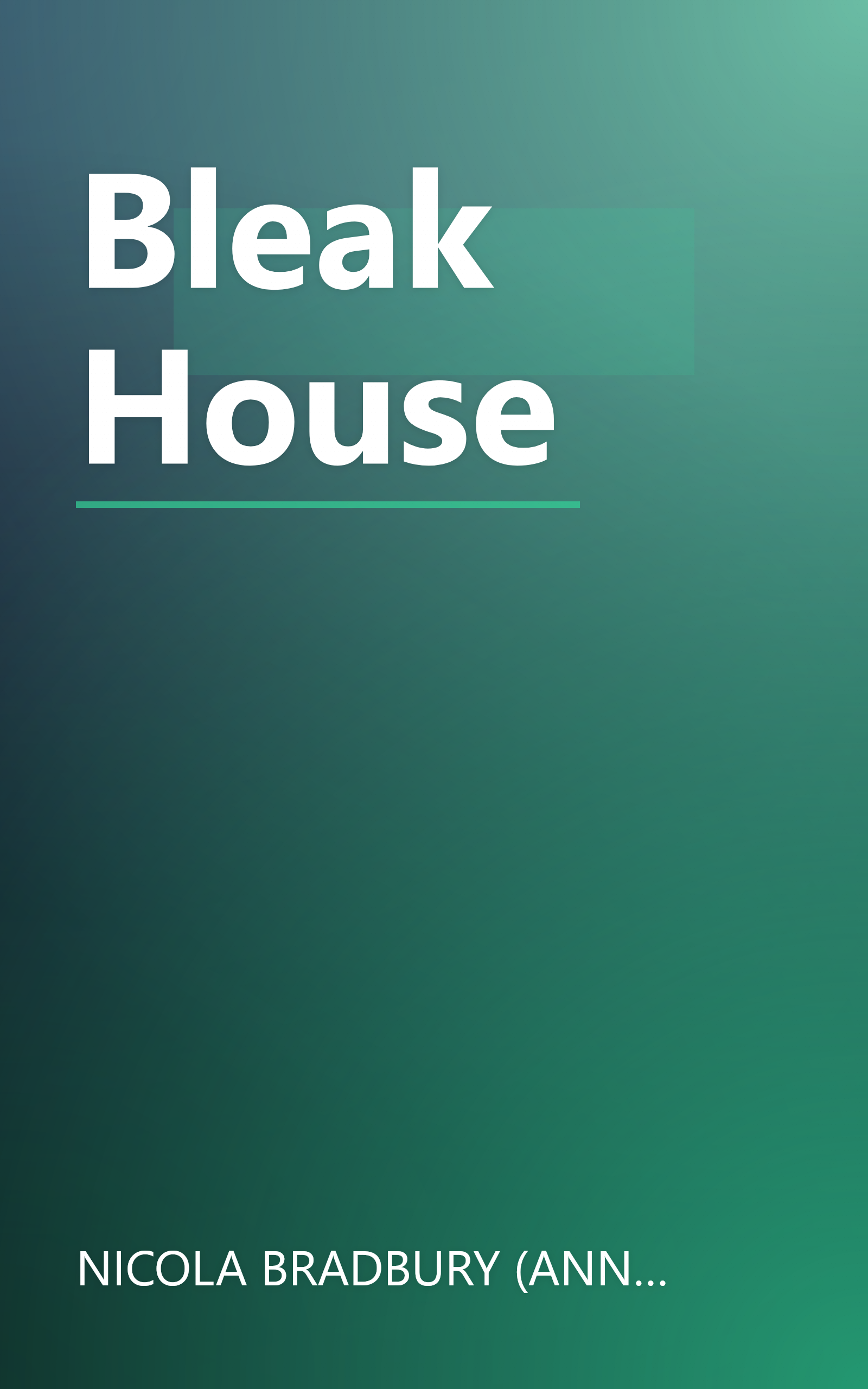 Bleak House book cover