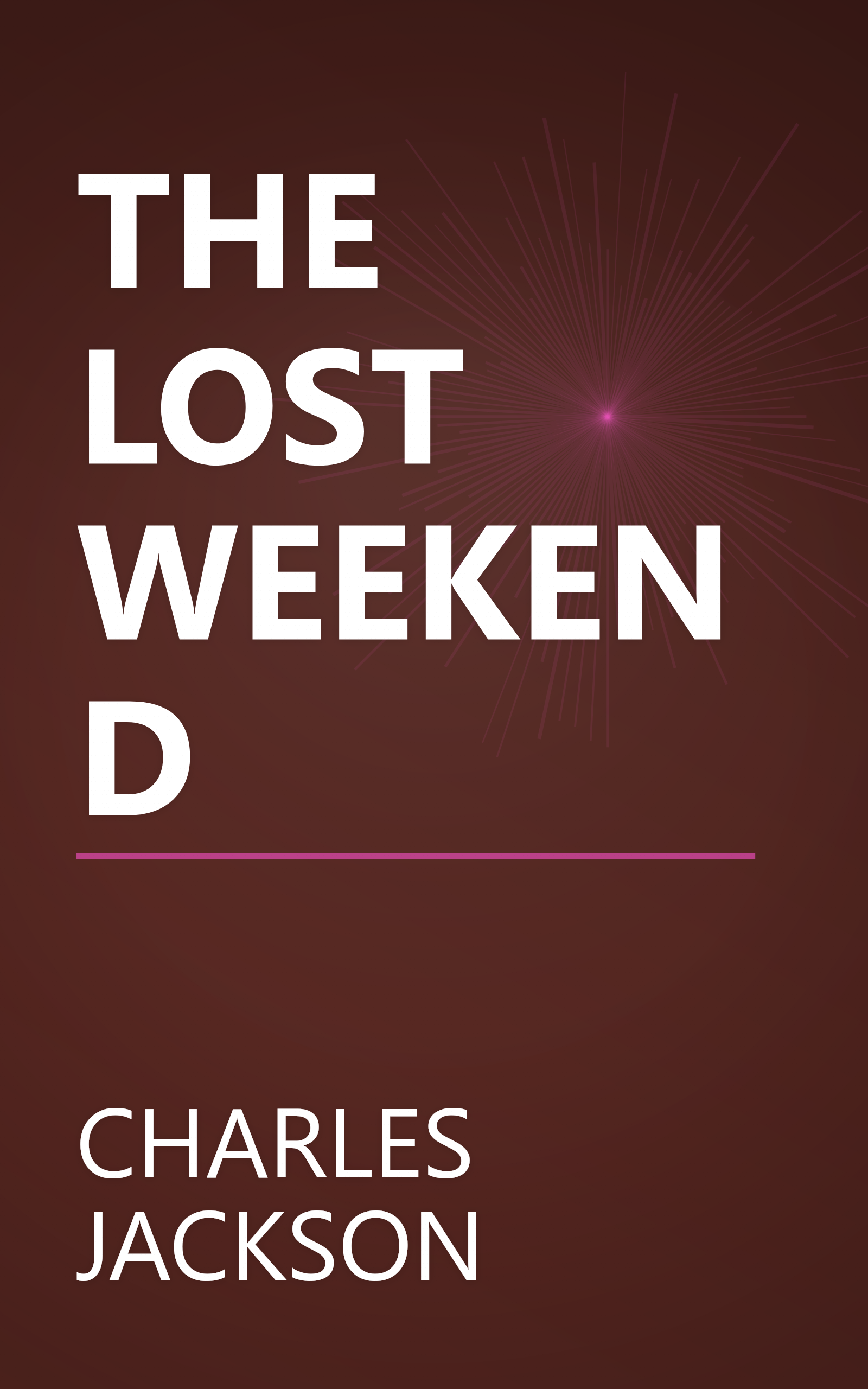 THE LOST WEEKEND book cover