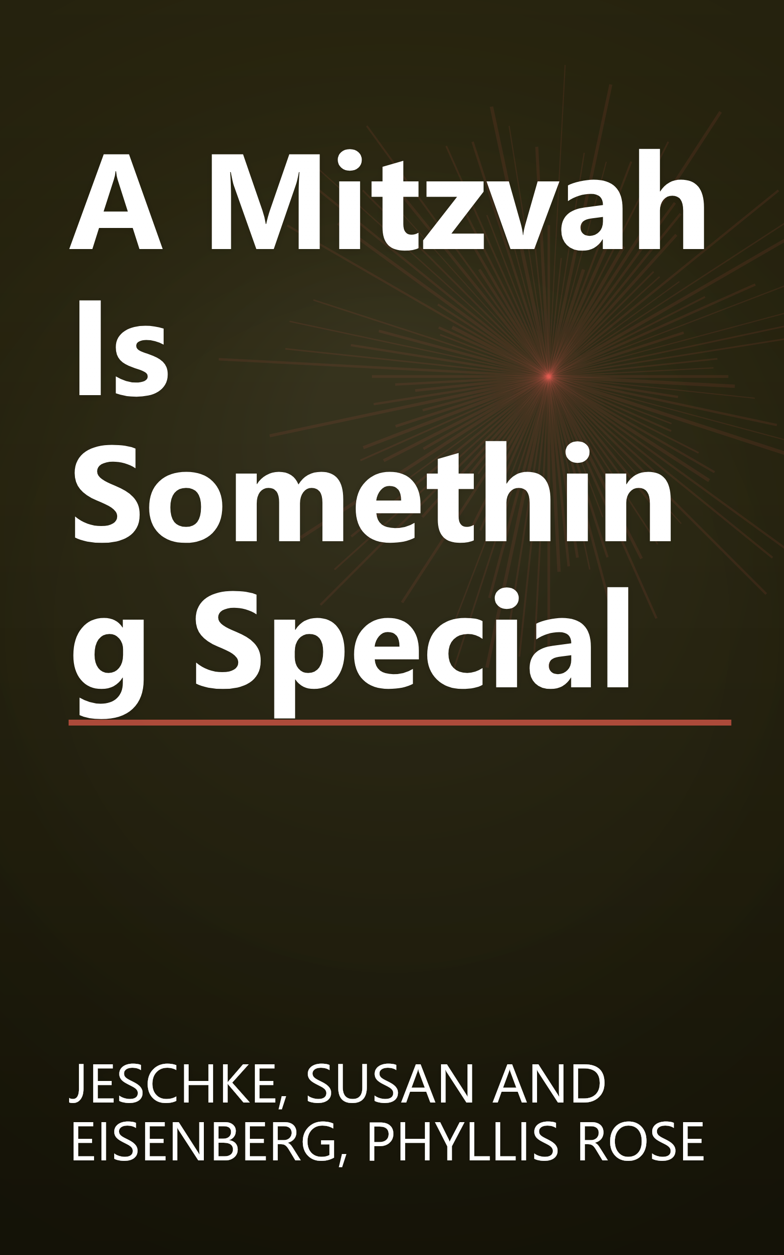 A Mitzvah Is Something Special book cover