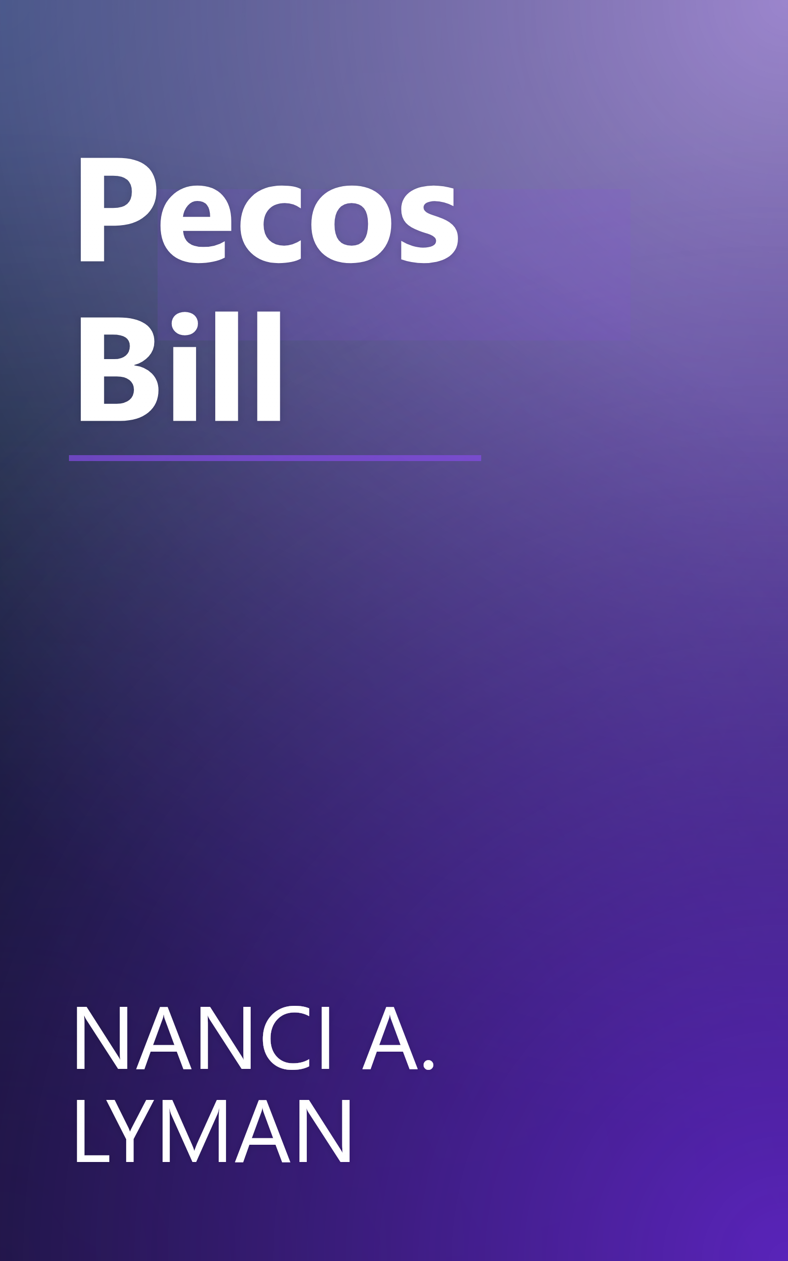 Pecos Bill book cover