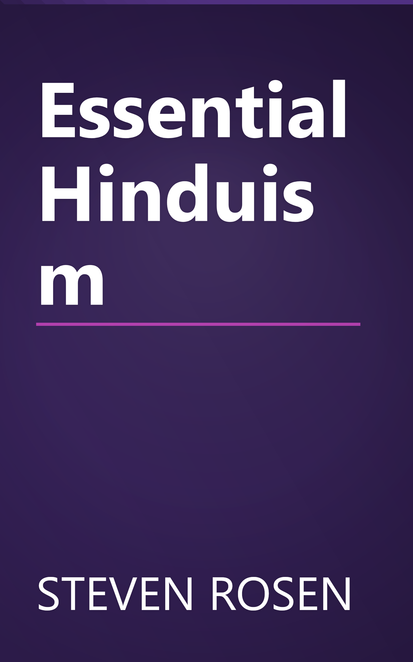 Essential Hinduism book cover