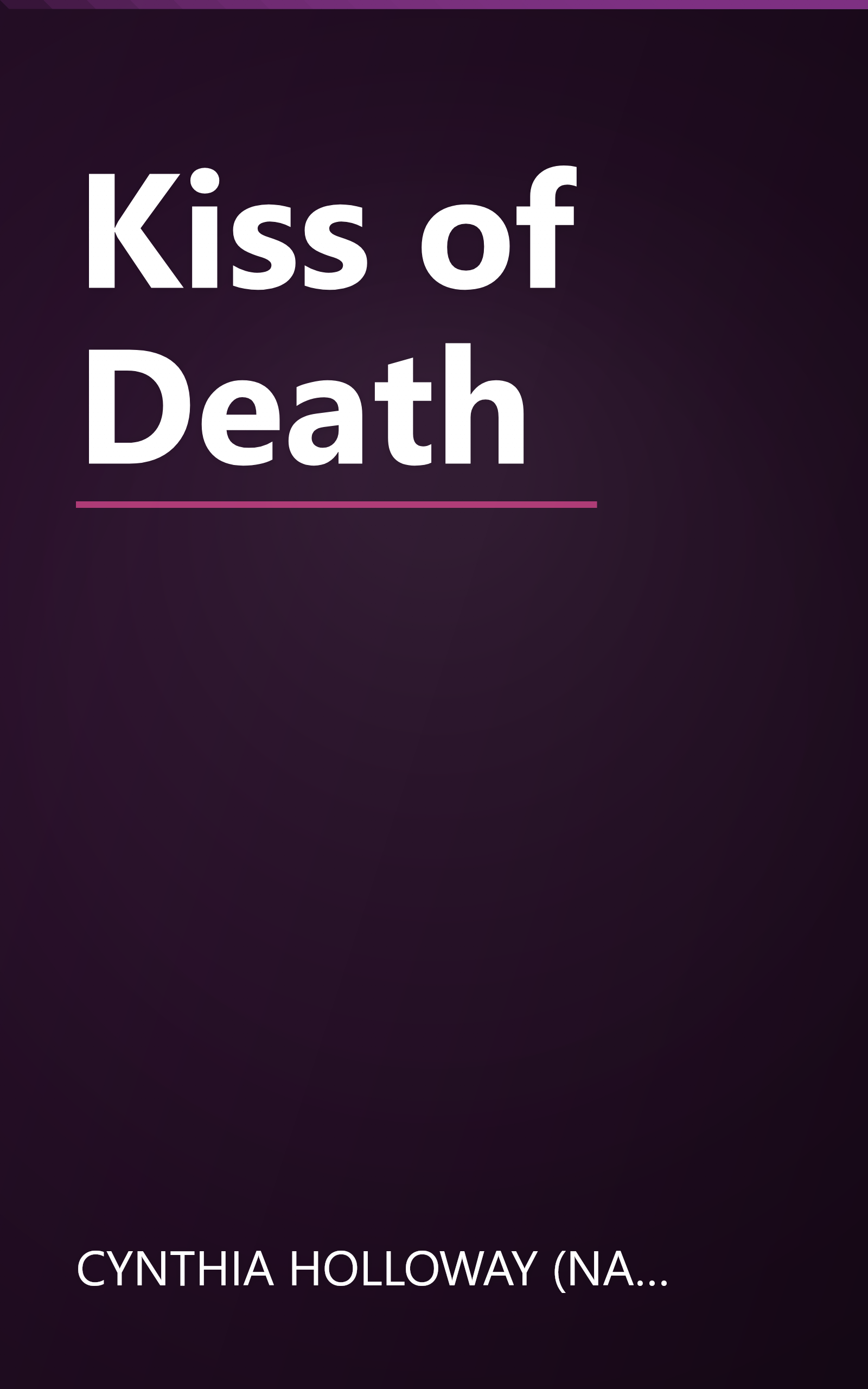 Kiss of Death book cover