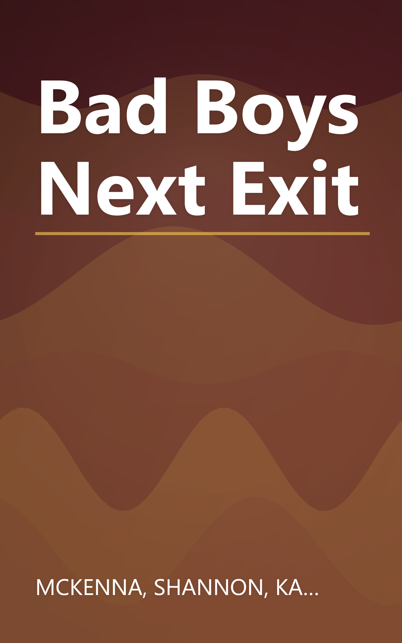 Bad Boys Next Exit book cover