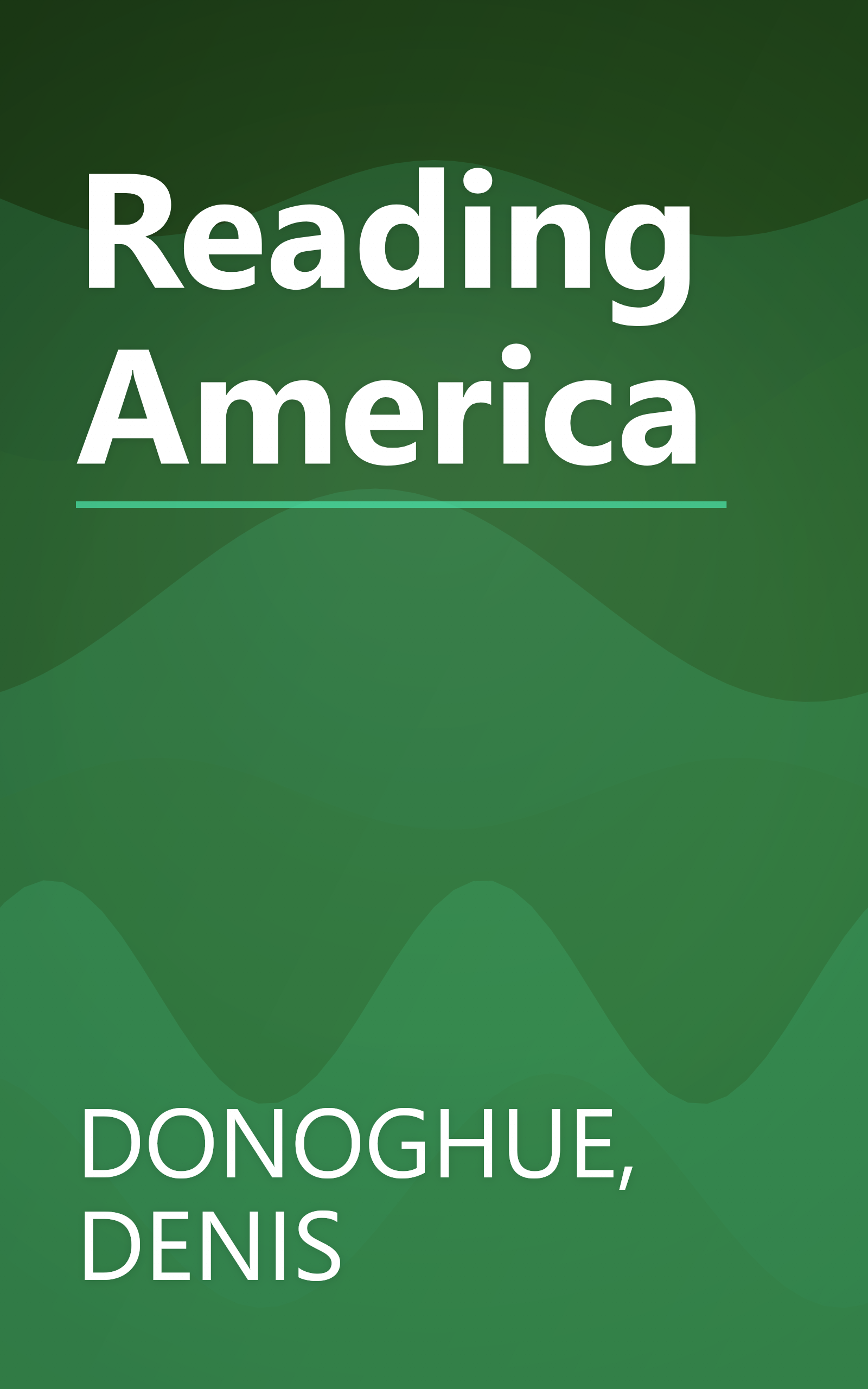 Reading America book cover