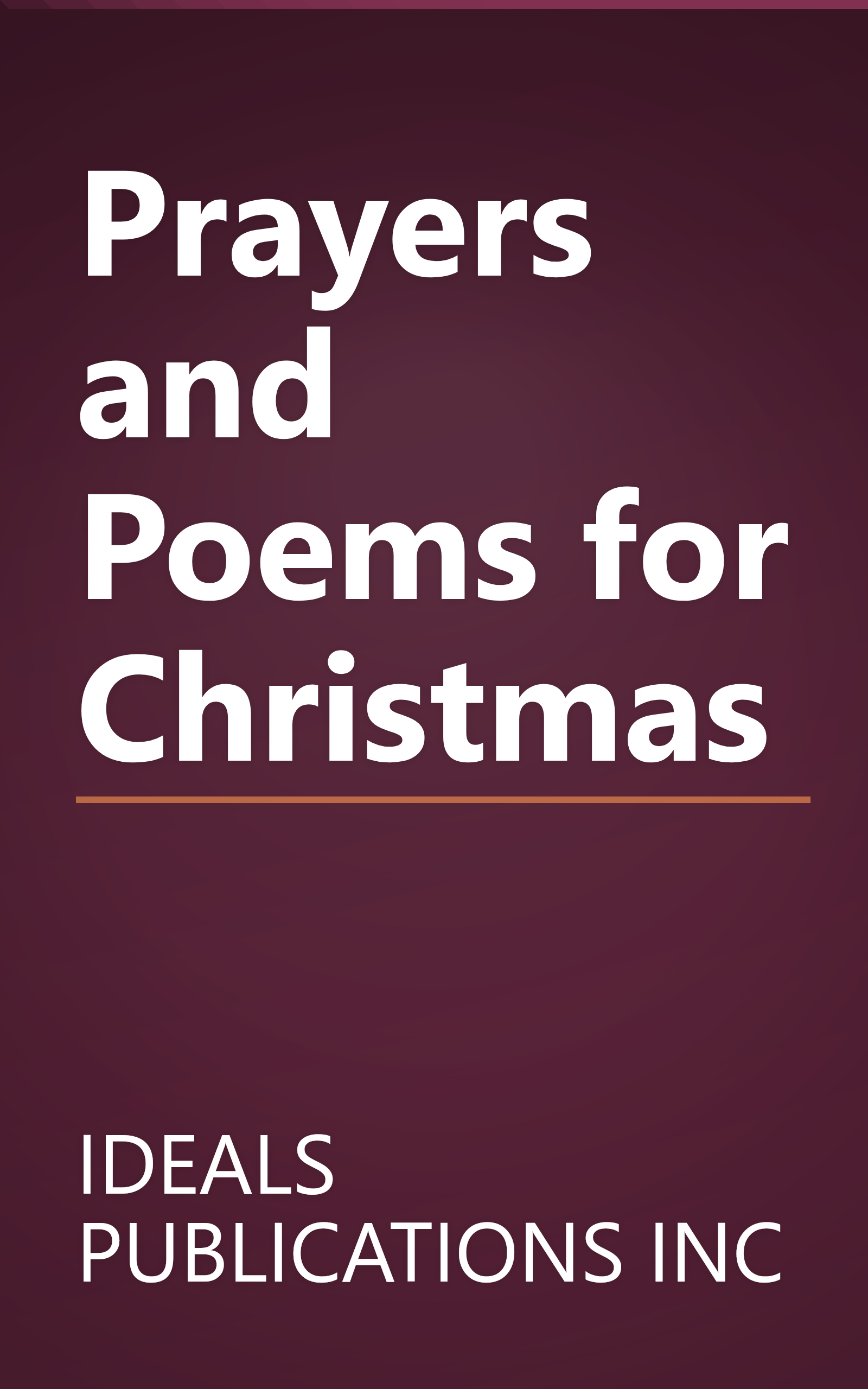 Prayers and Poems for Christmas book cover