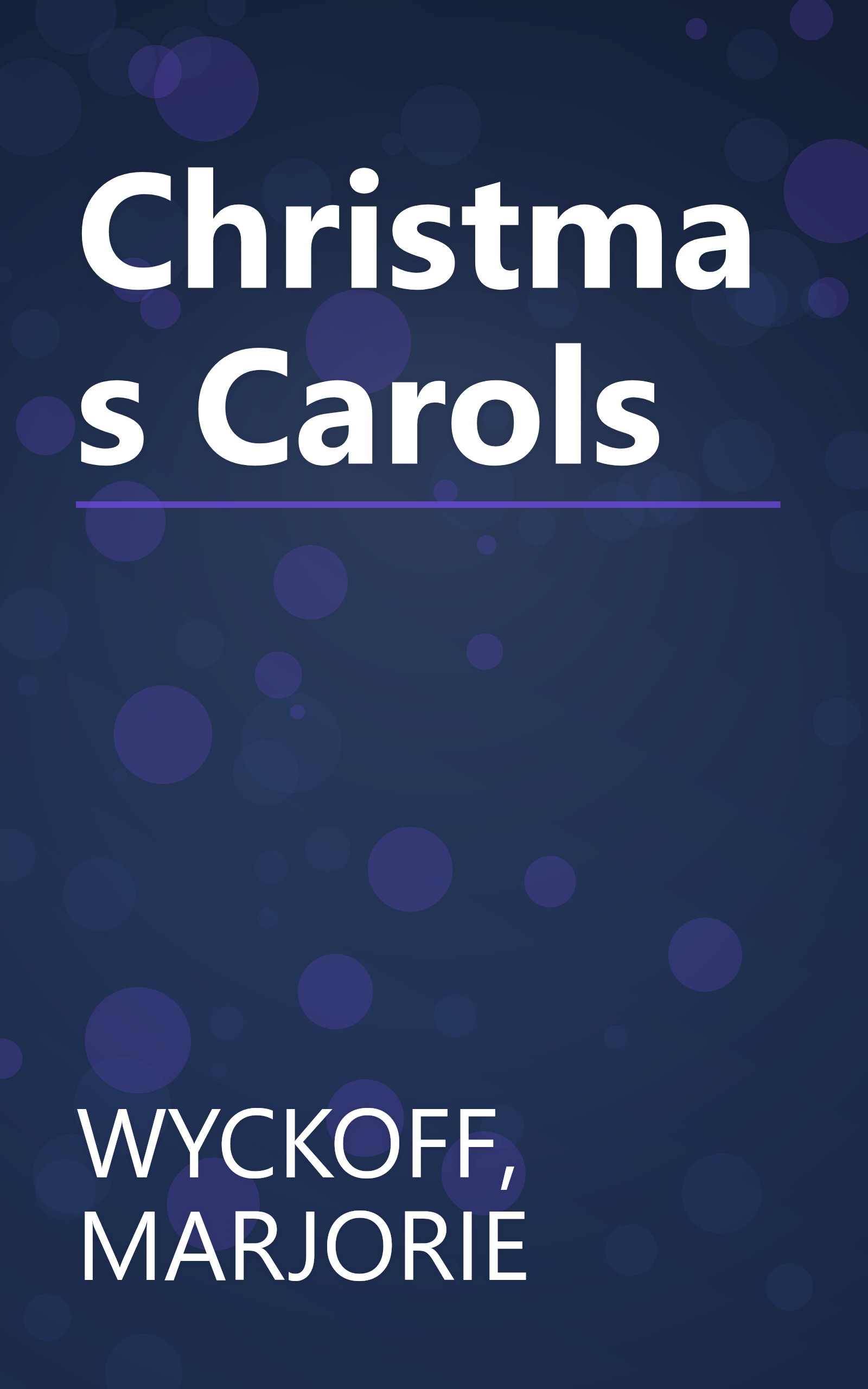 Christmas Carols book cover