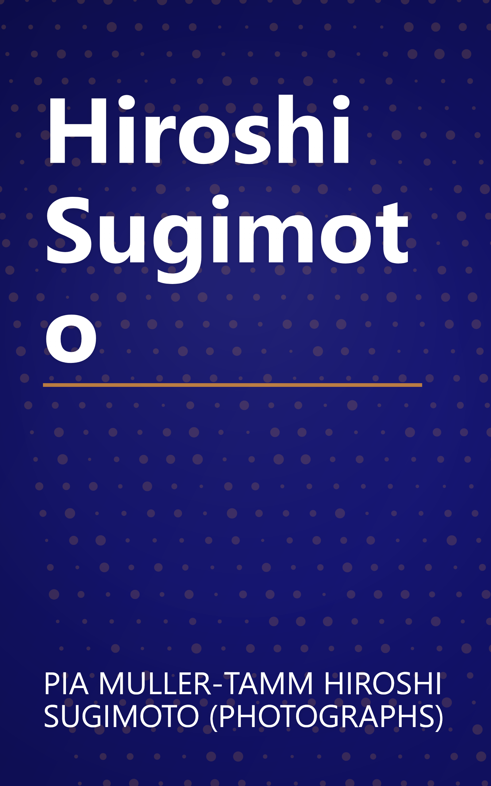 Hiroshi Sugimoto book cover