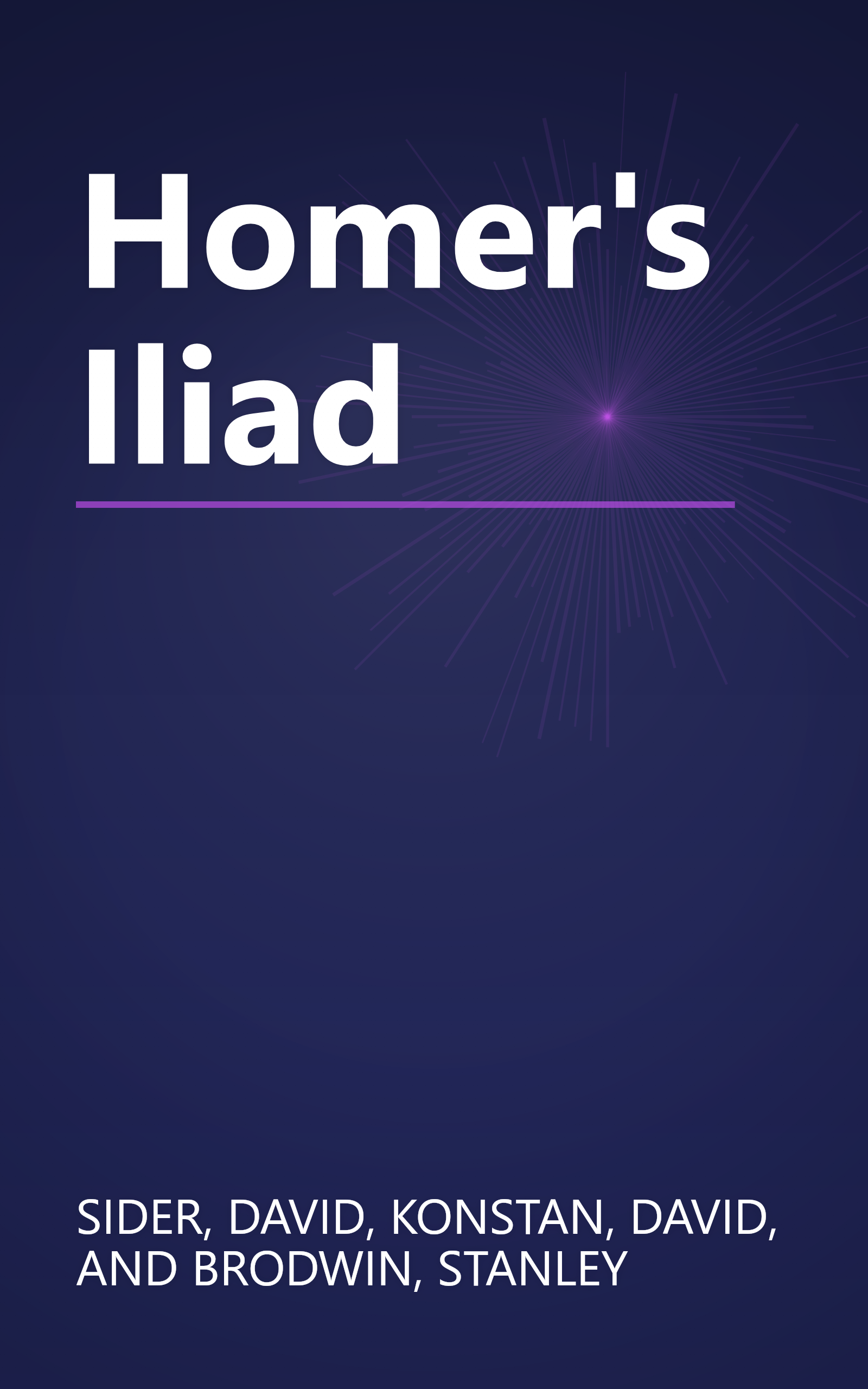 Homer's Iliad book cover