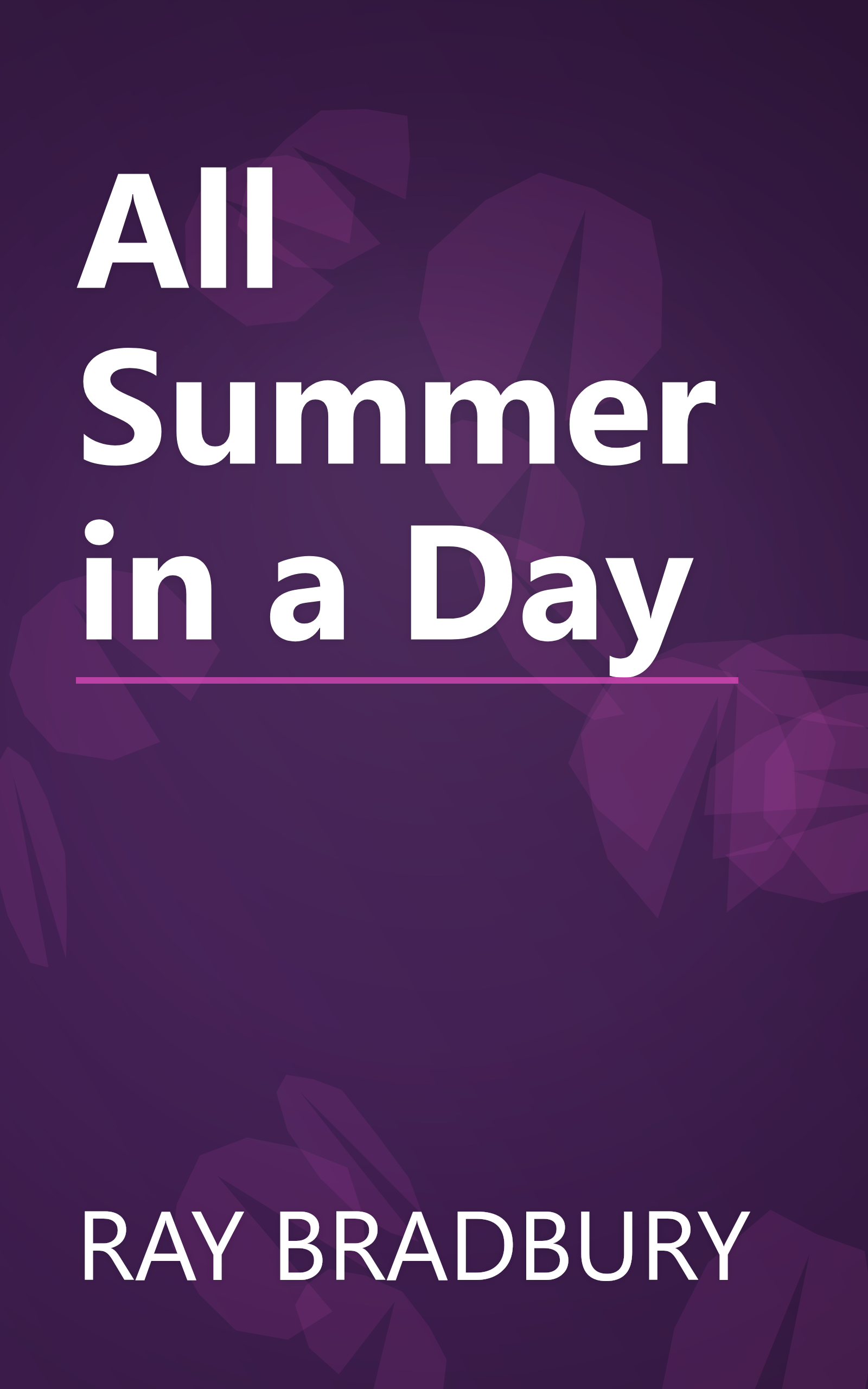 All Summer in a Day book cover