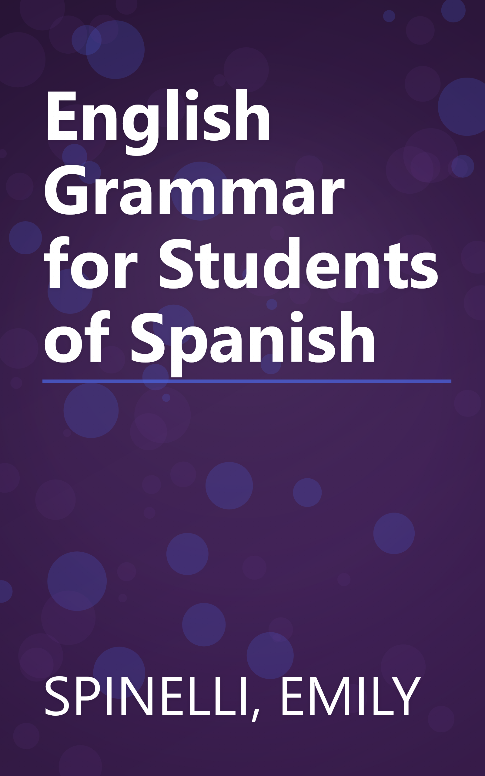 English Grammar for Students of Spanish book cover