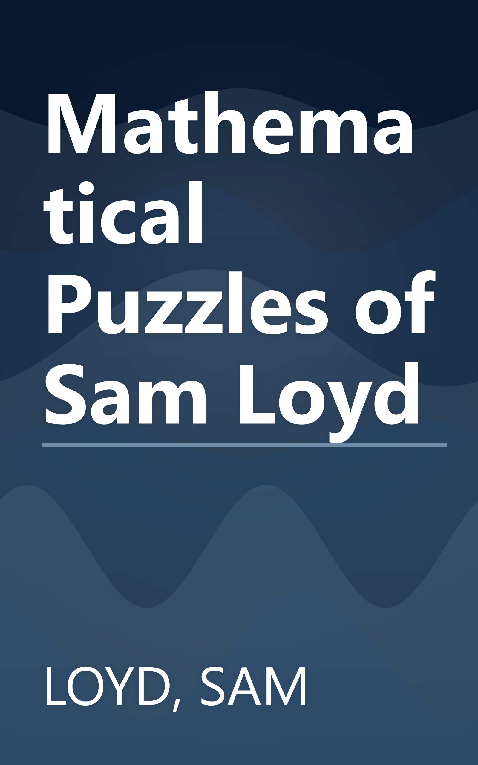Mathematical Puzzles of Sam Loyd book cover