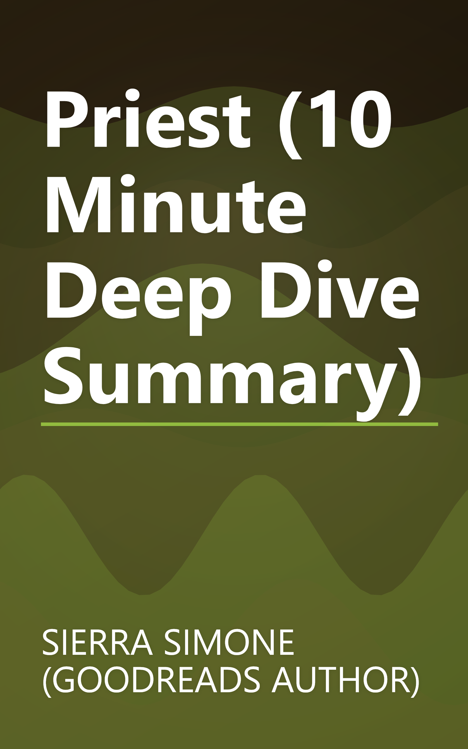Priest (10 Minute   Deep Dive Summary) book cover