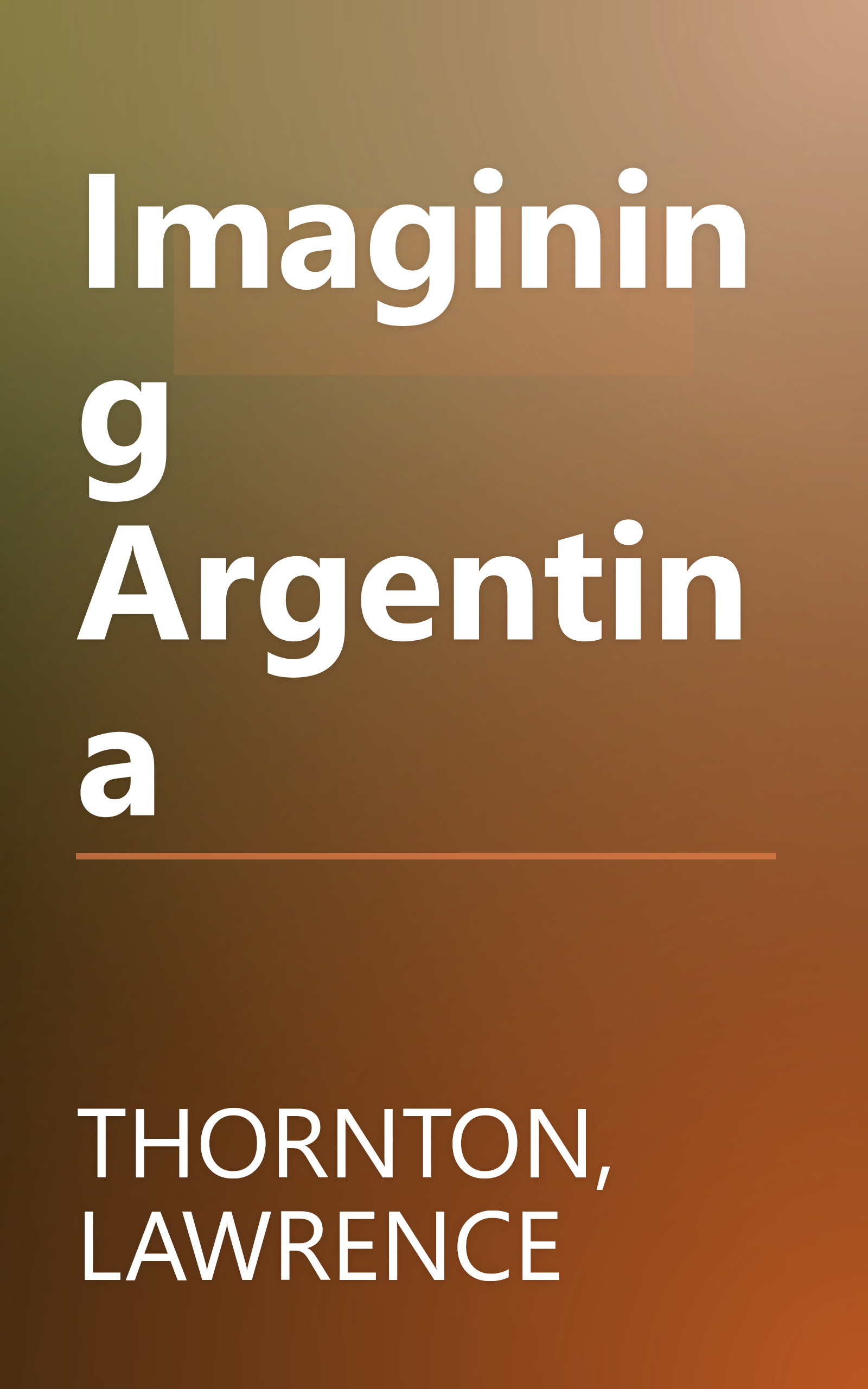 Imagining Argentina book cover