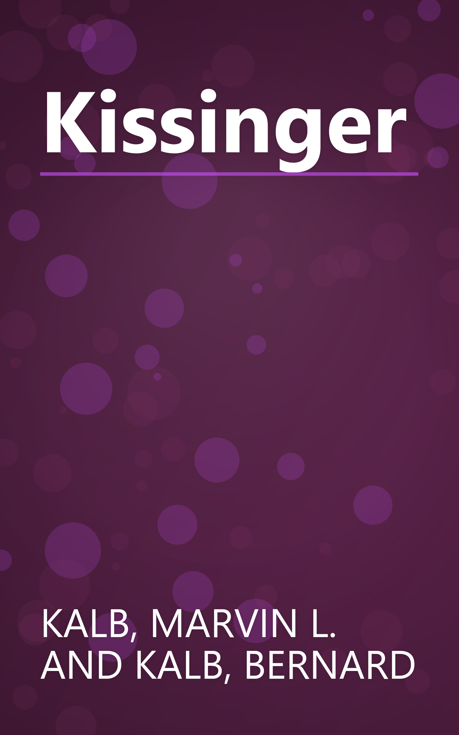 Kissinger book cover