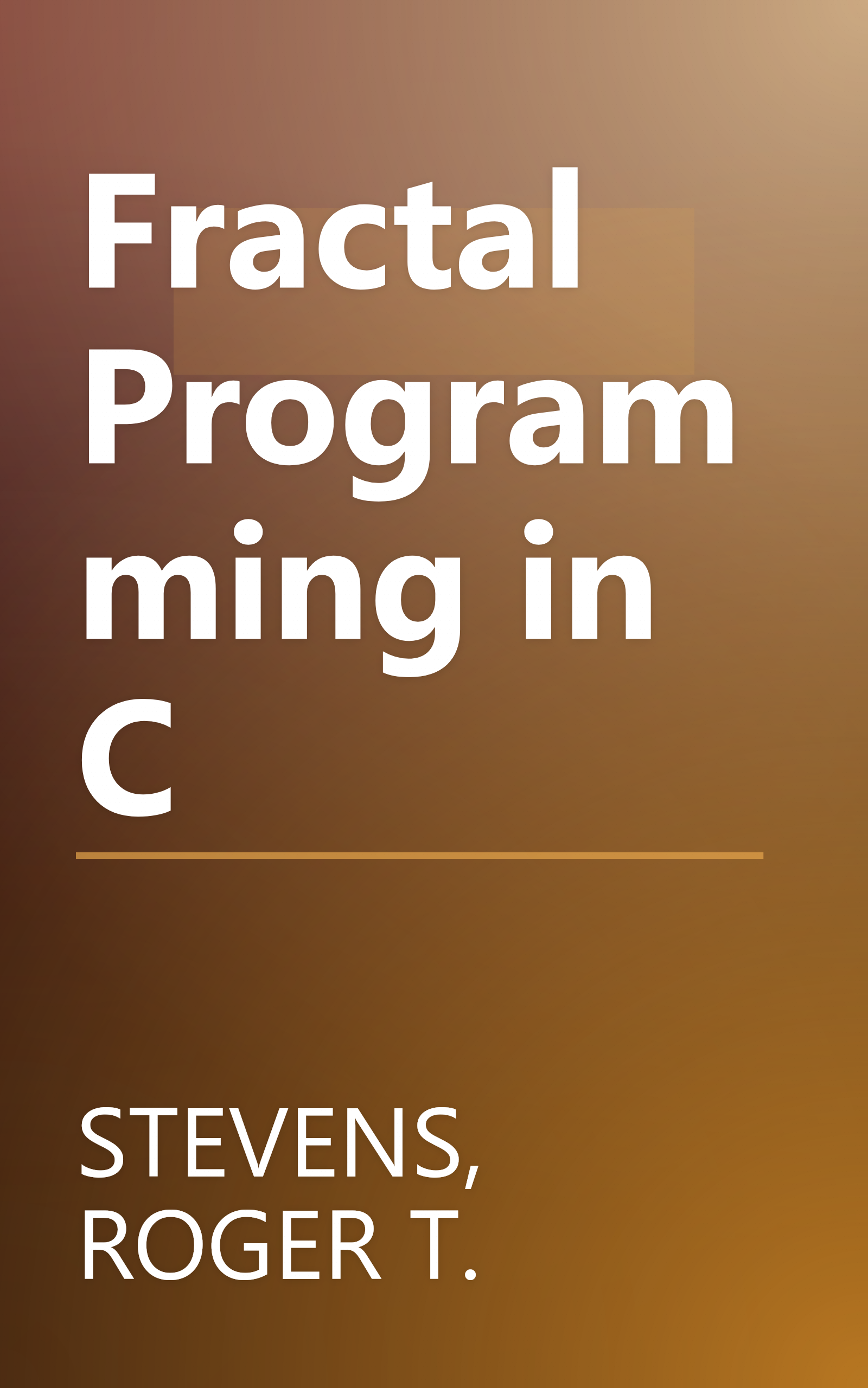 Fractal Programming in C book cover