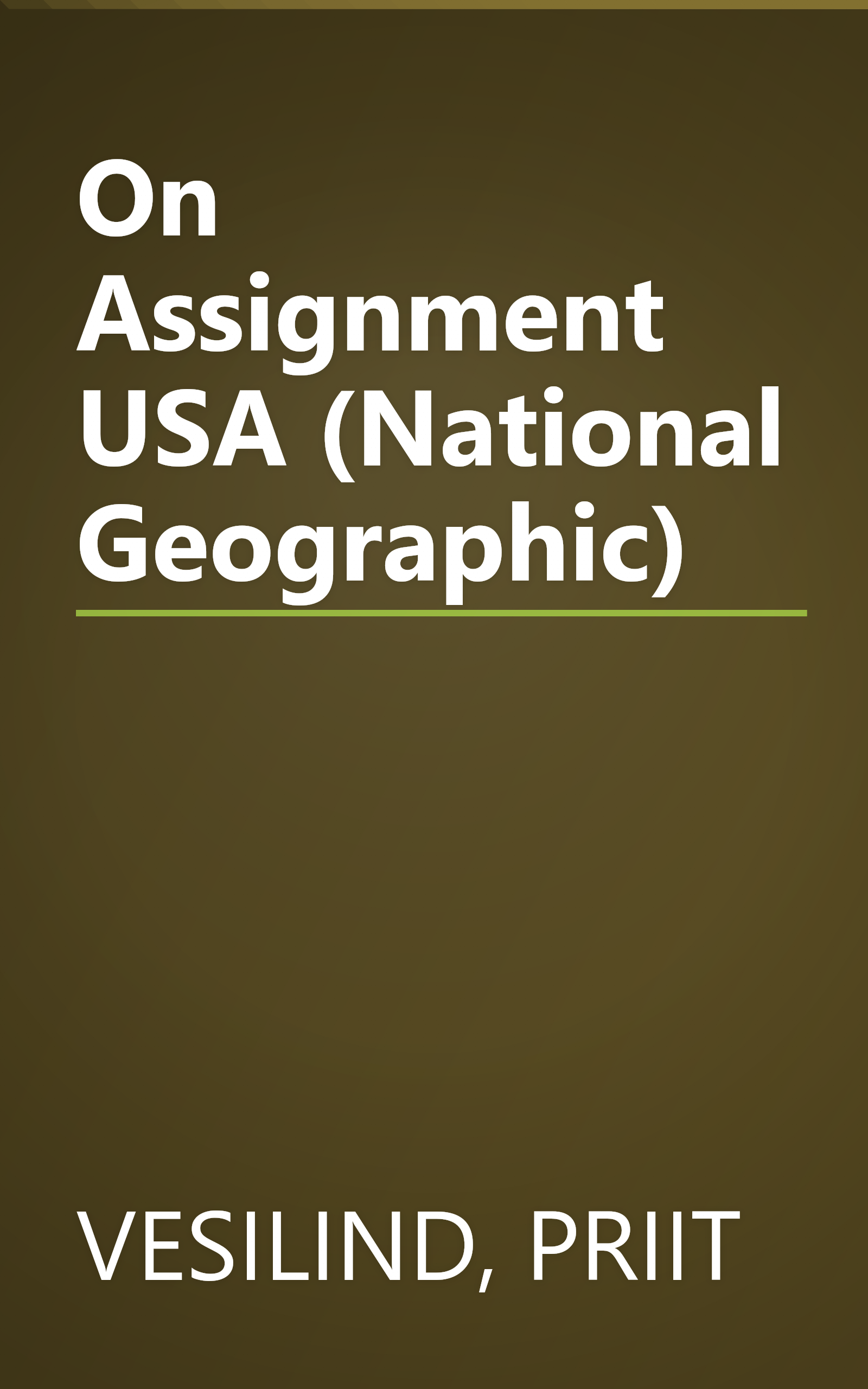 On Assignment USA (National Geographic) book cover