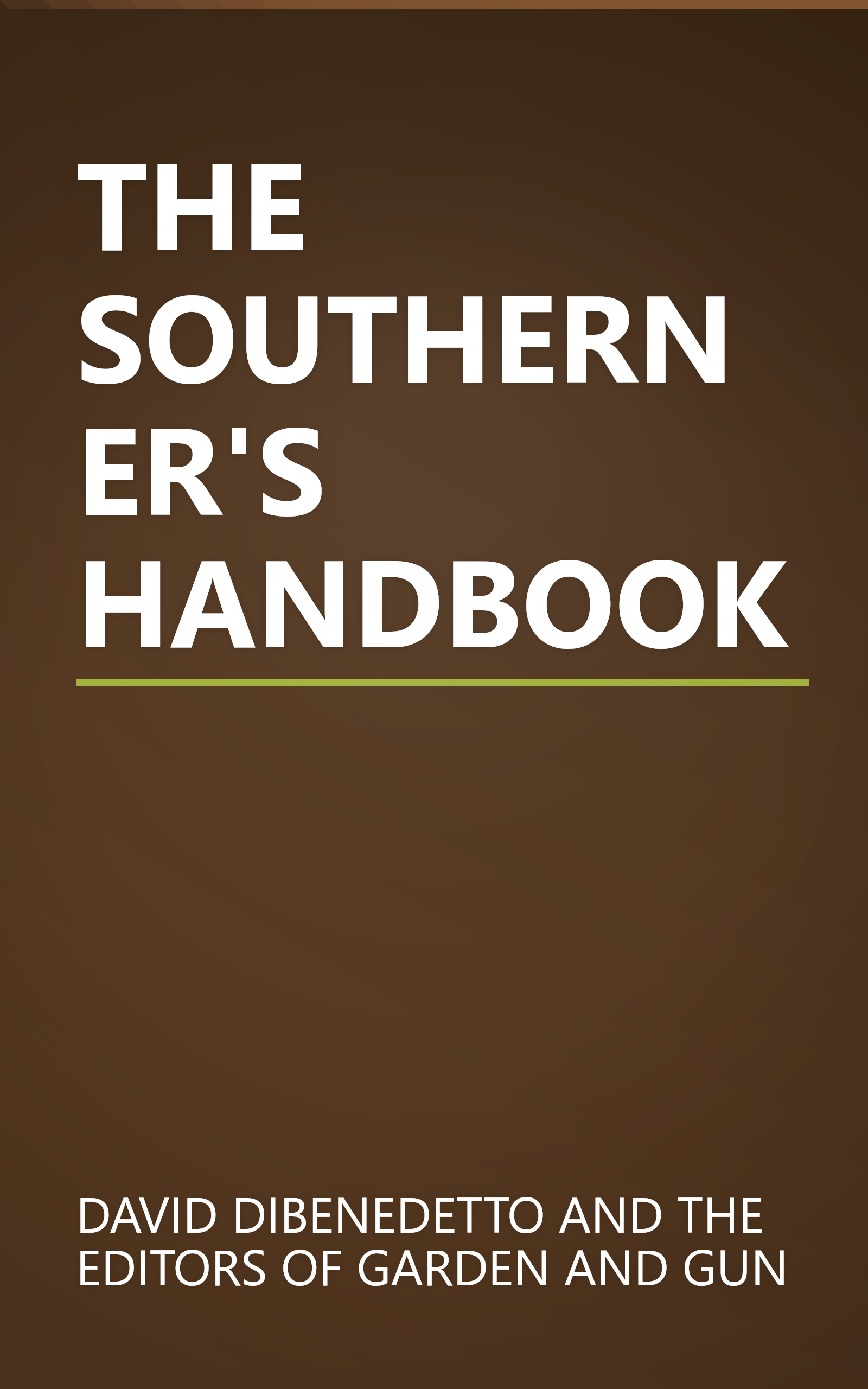 THE SOUTHERNER'S HANDBOOK book cover