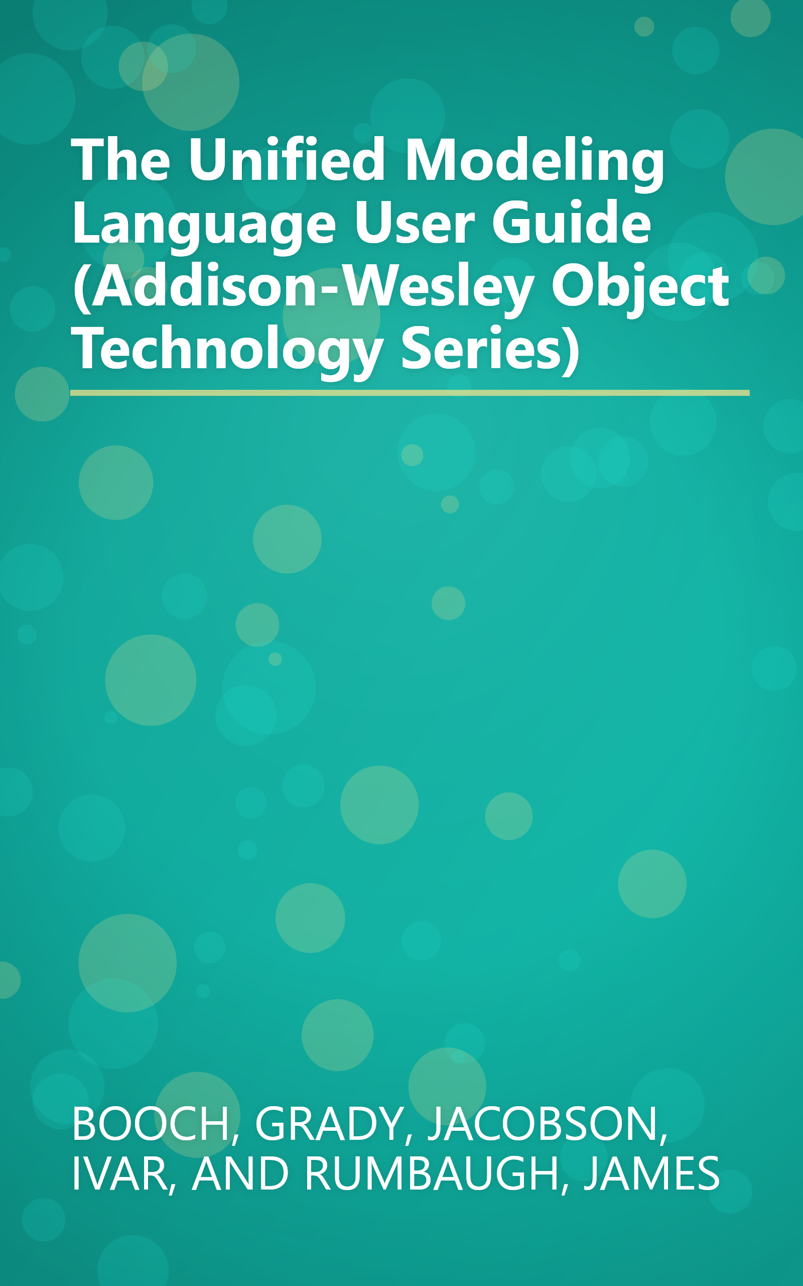 The Unified Modeling Language User Guide (Addison-Wesley Object Technology Series) book cover