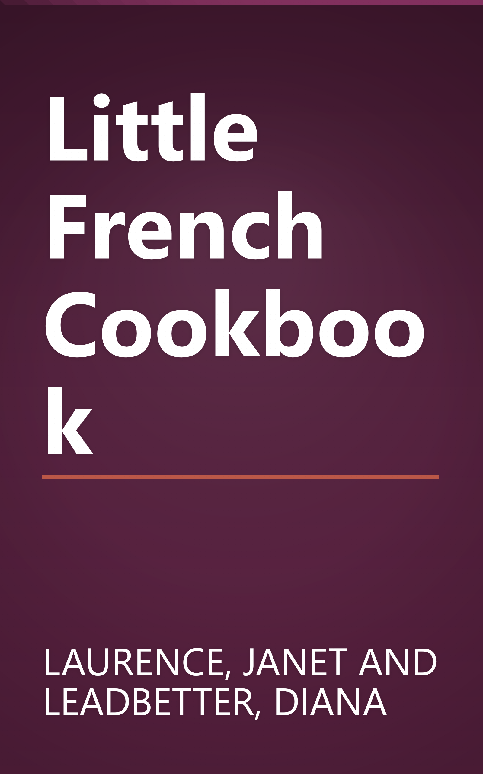 Little French Cookbook book cover