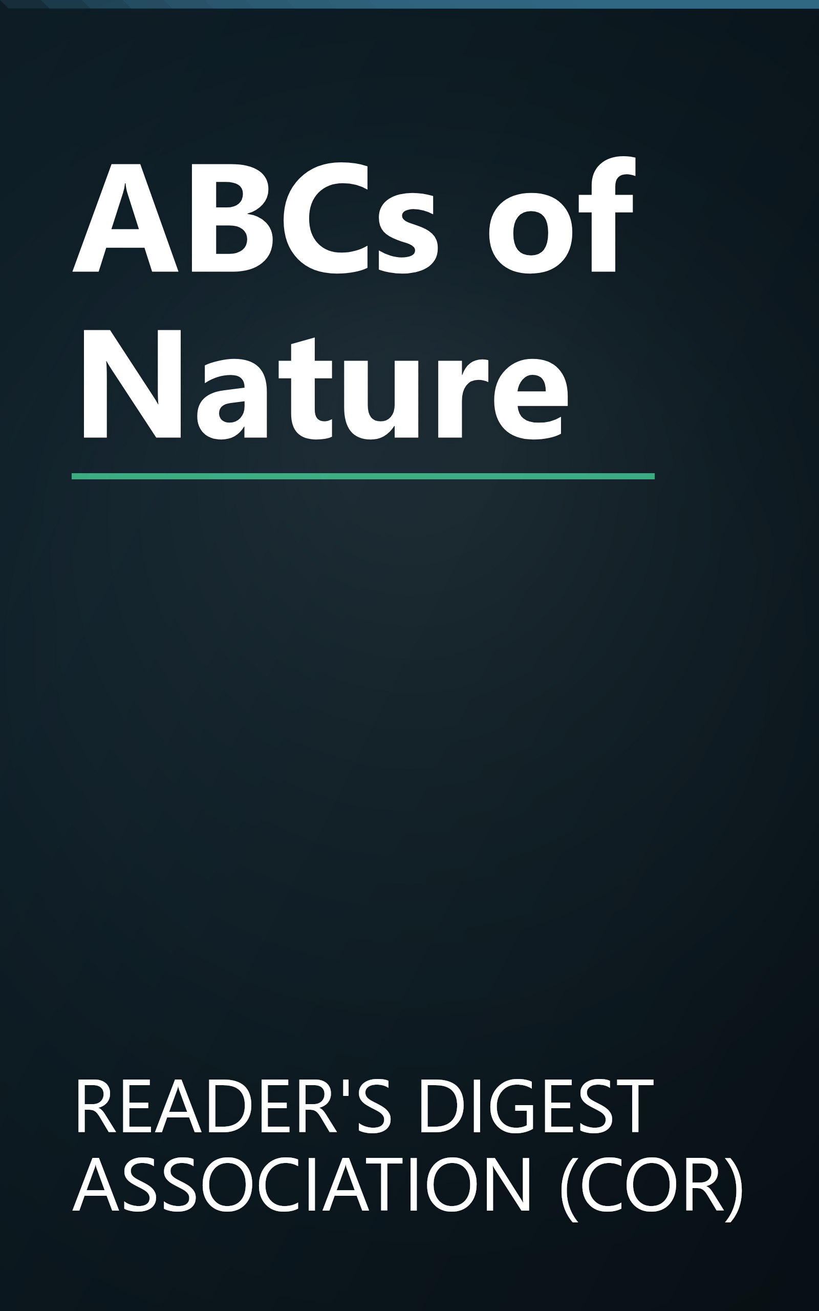 ABCs of Nature book cover