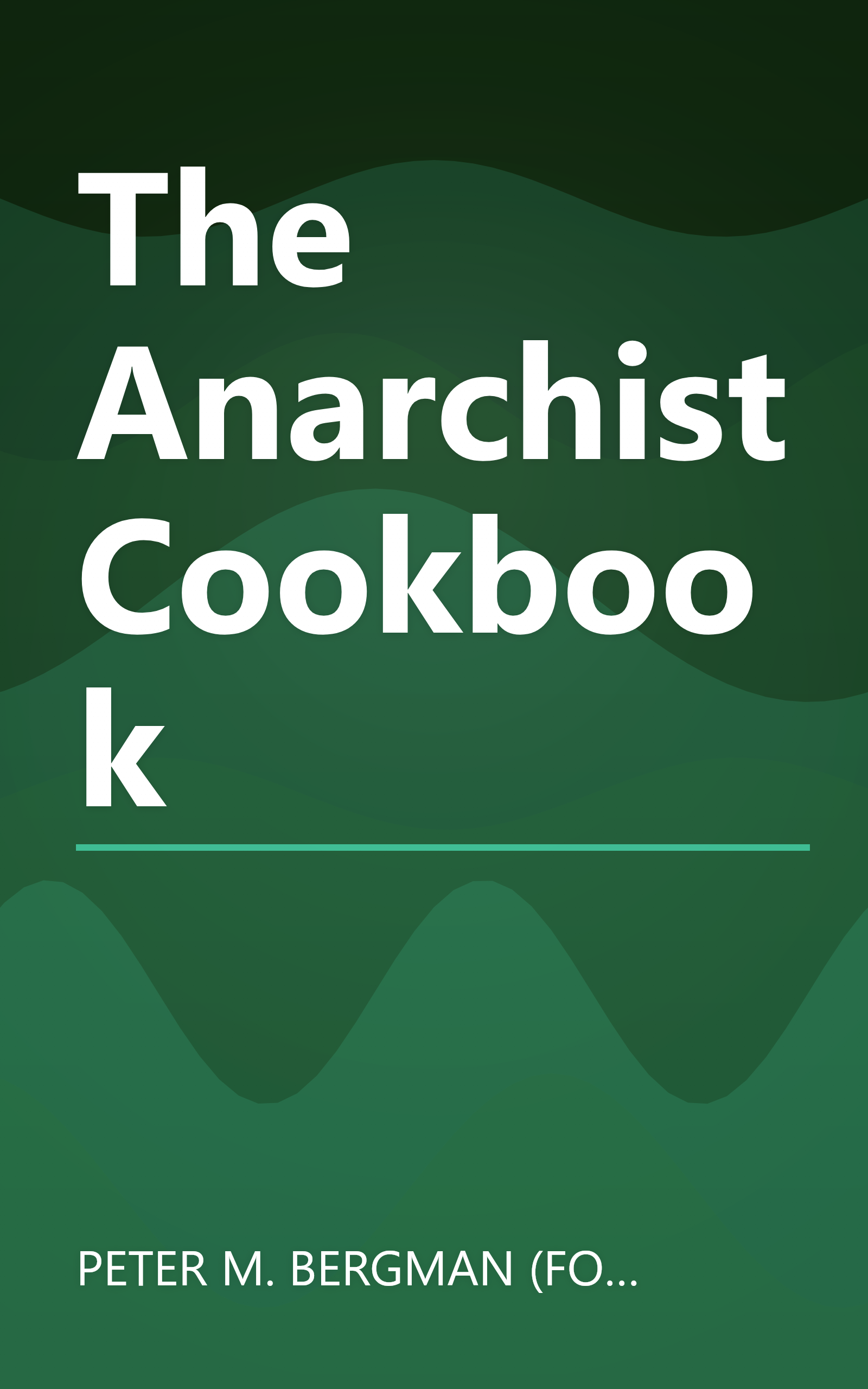 The Anarchist Cookbook book cover