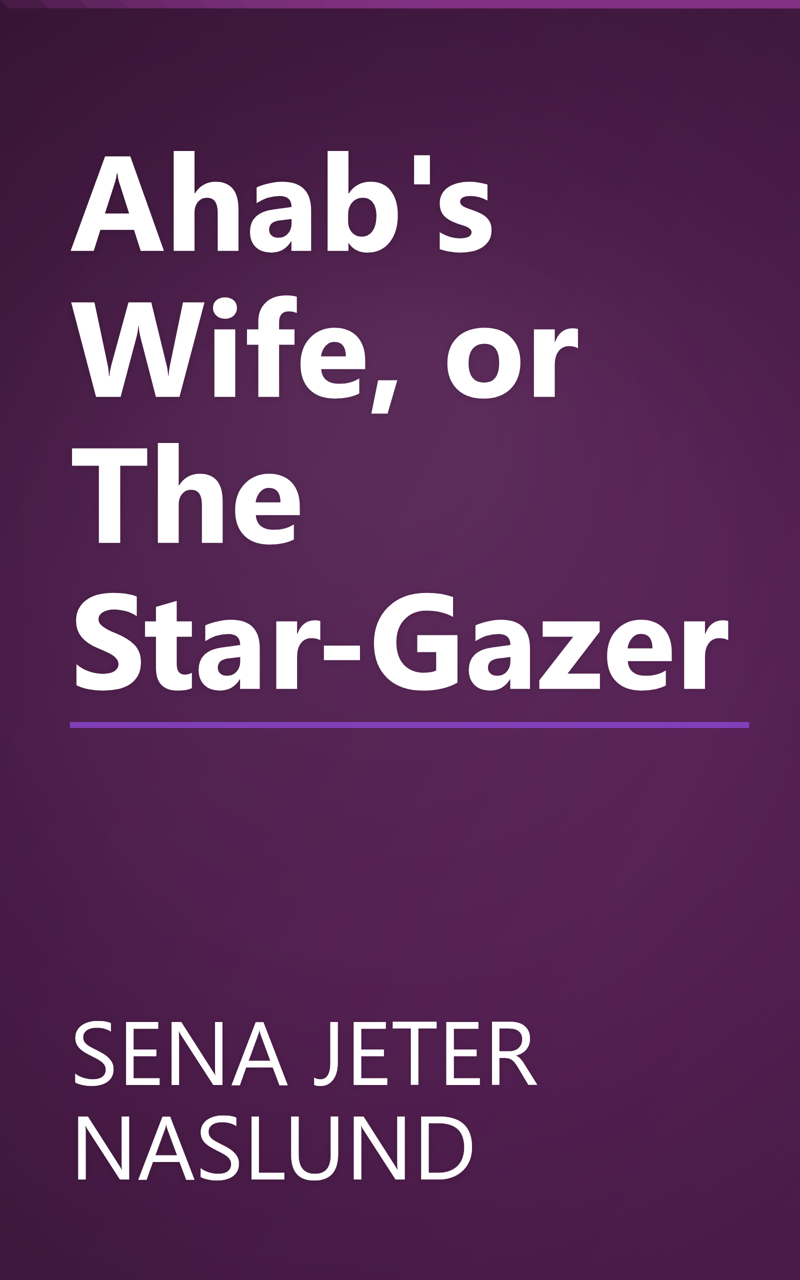 Ahab's Wife, or The Star-Gazer book cover