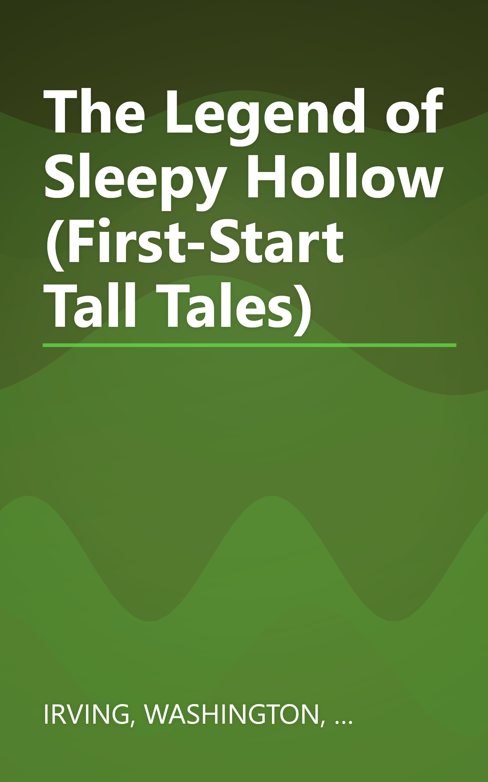 The Legend of Sleepy Hollow (First-Start Tall Tales) book cover