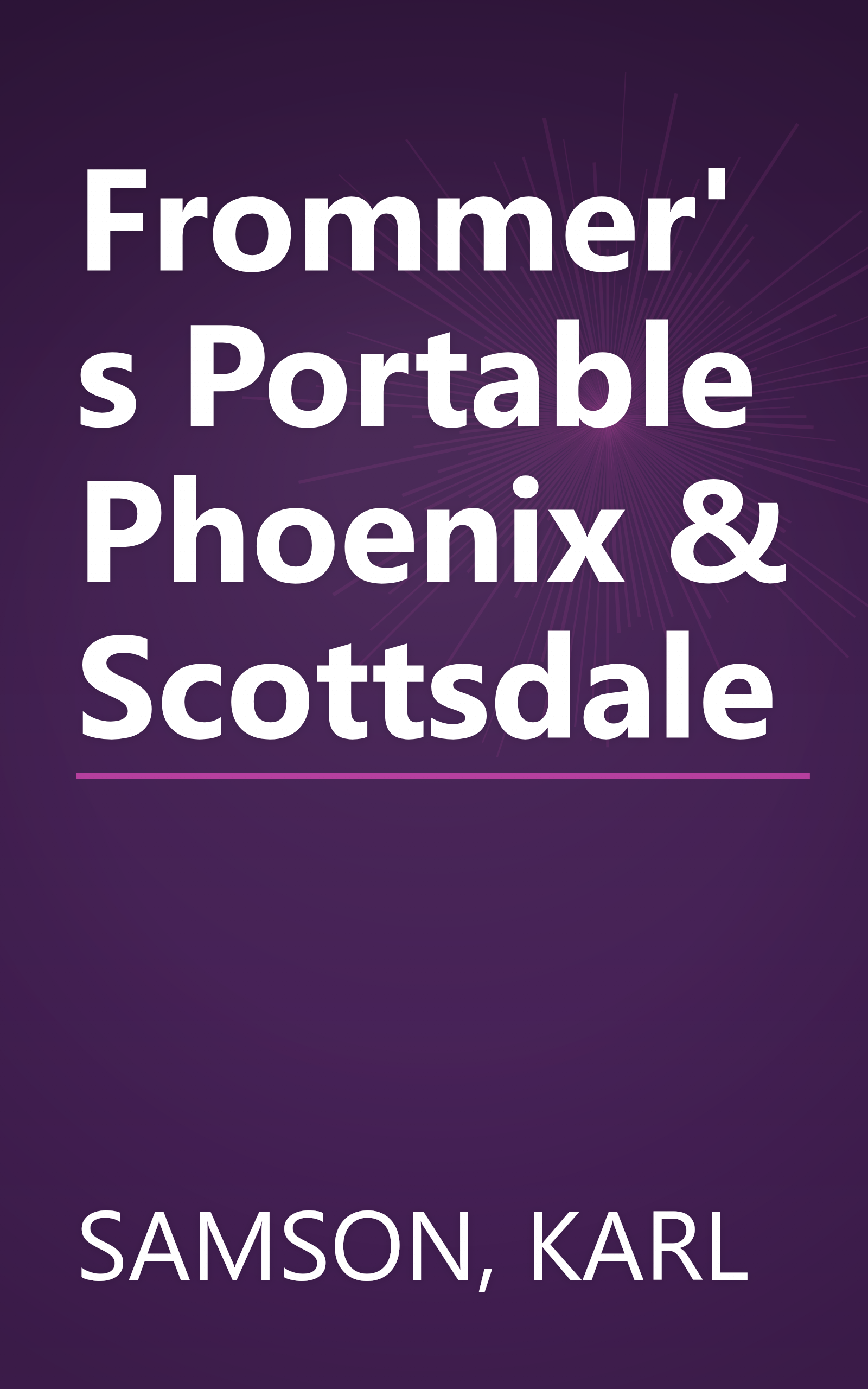 Frommer's Portable Phoenix & Scottsdale book cover