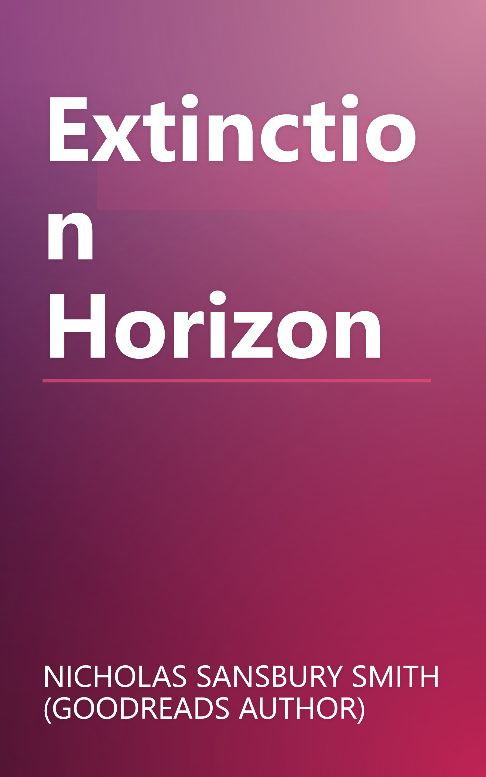 Extinction Horizon book cover