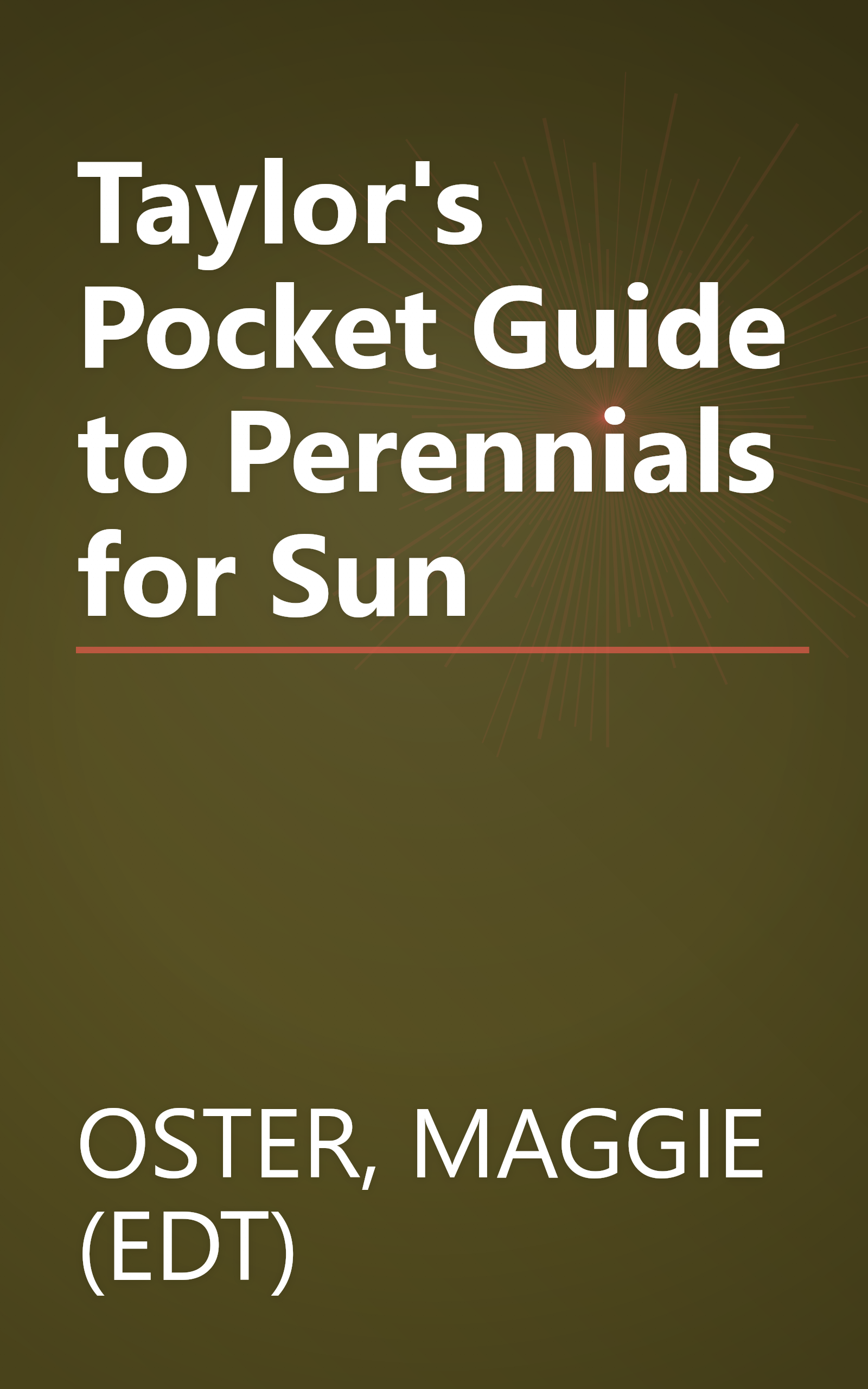 Taylor's Pocket Guide to Perennials for Sun book cover