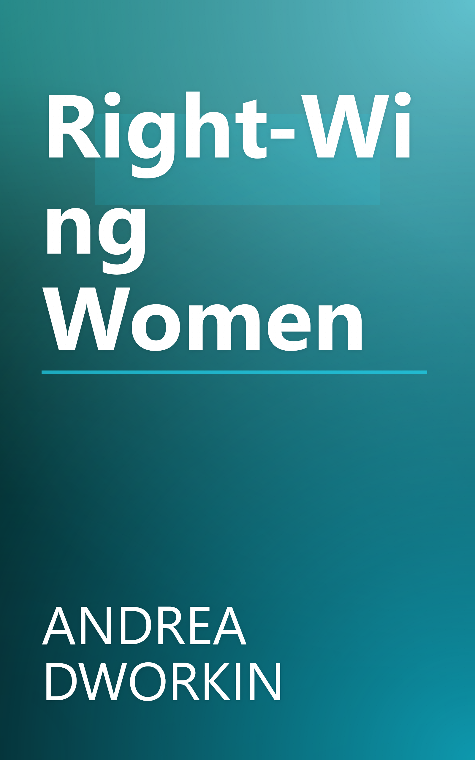 Right-Wing Women book cover