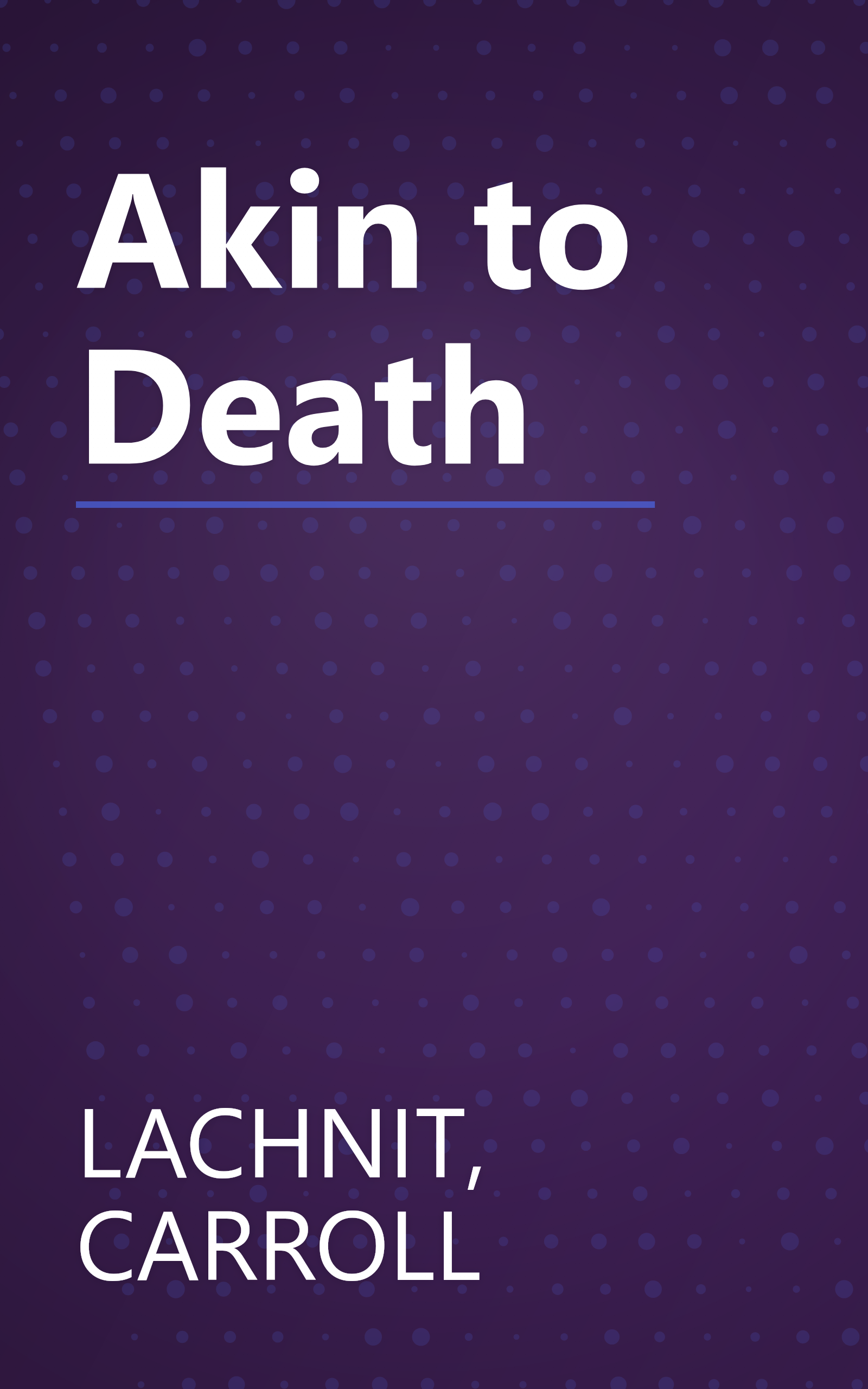 Akin to Death book cover