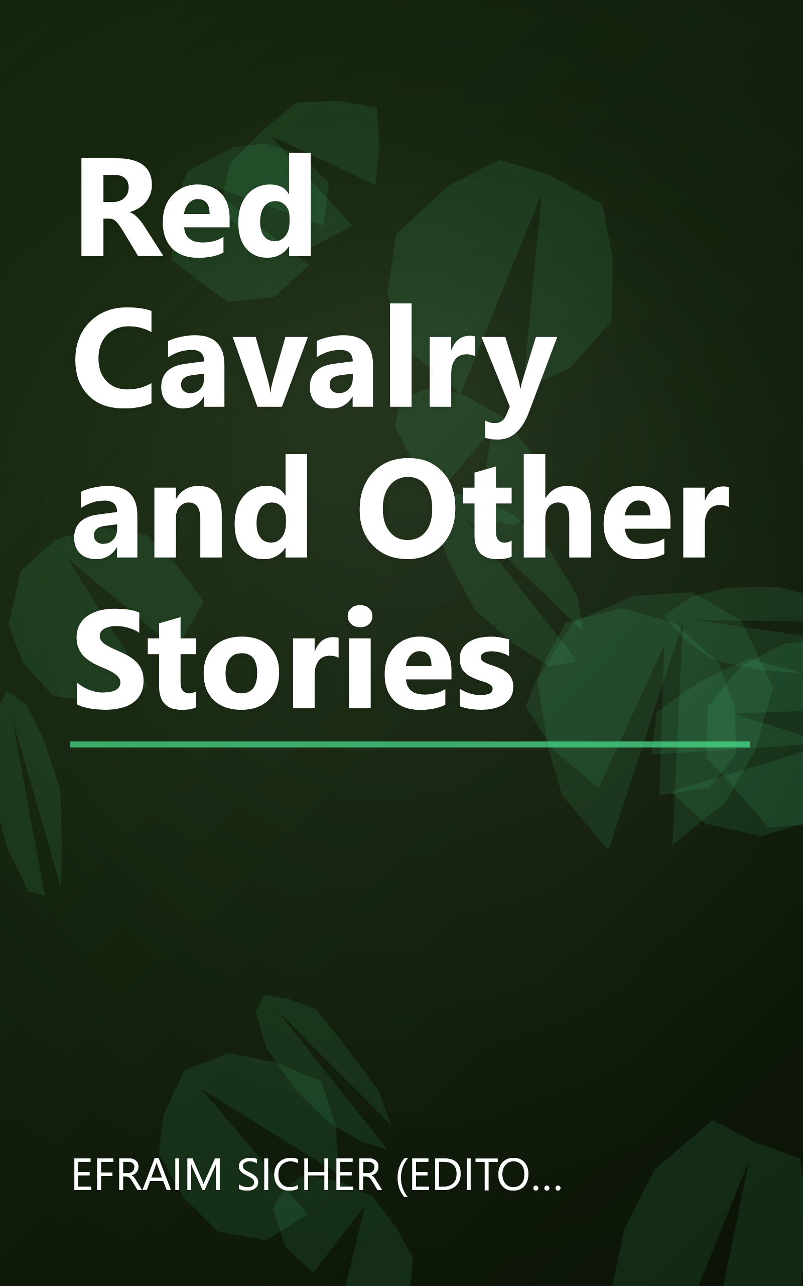 Red Cavalry and Other Stories book cover