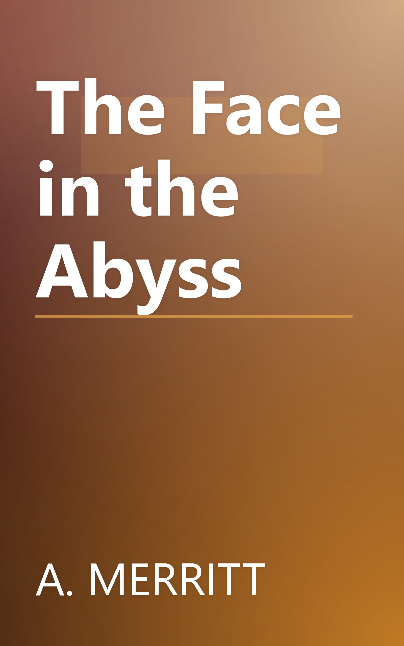The Face in the Abyss book cover