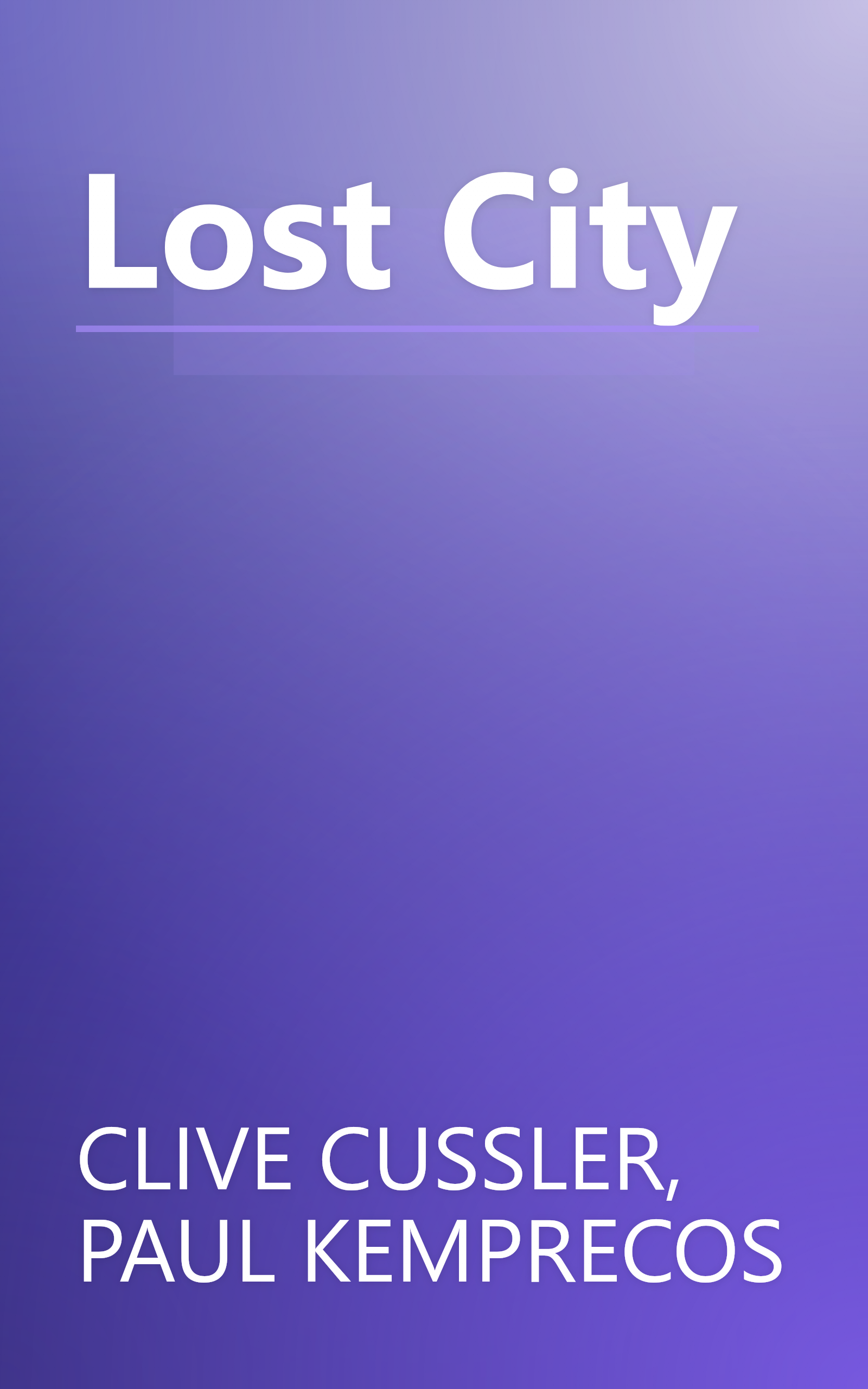 Lost City book cover