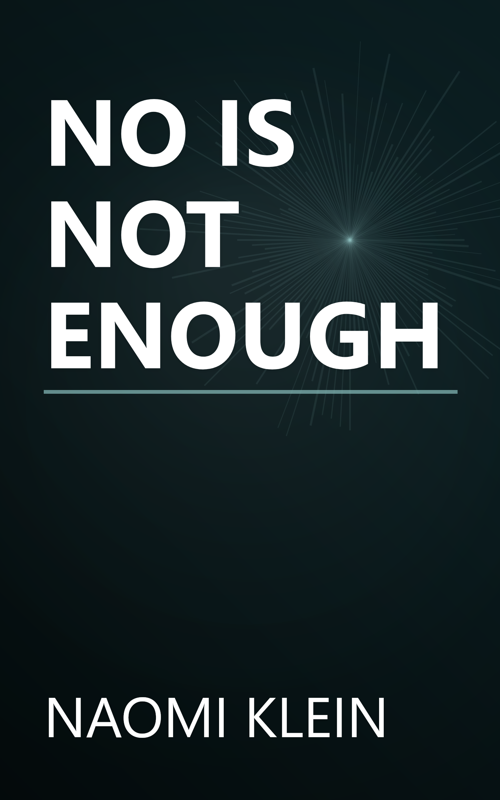 NO IS NOT ENOUGH book cover