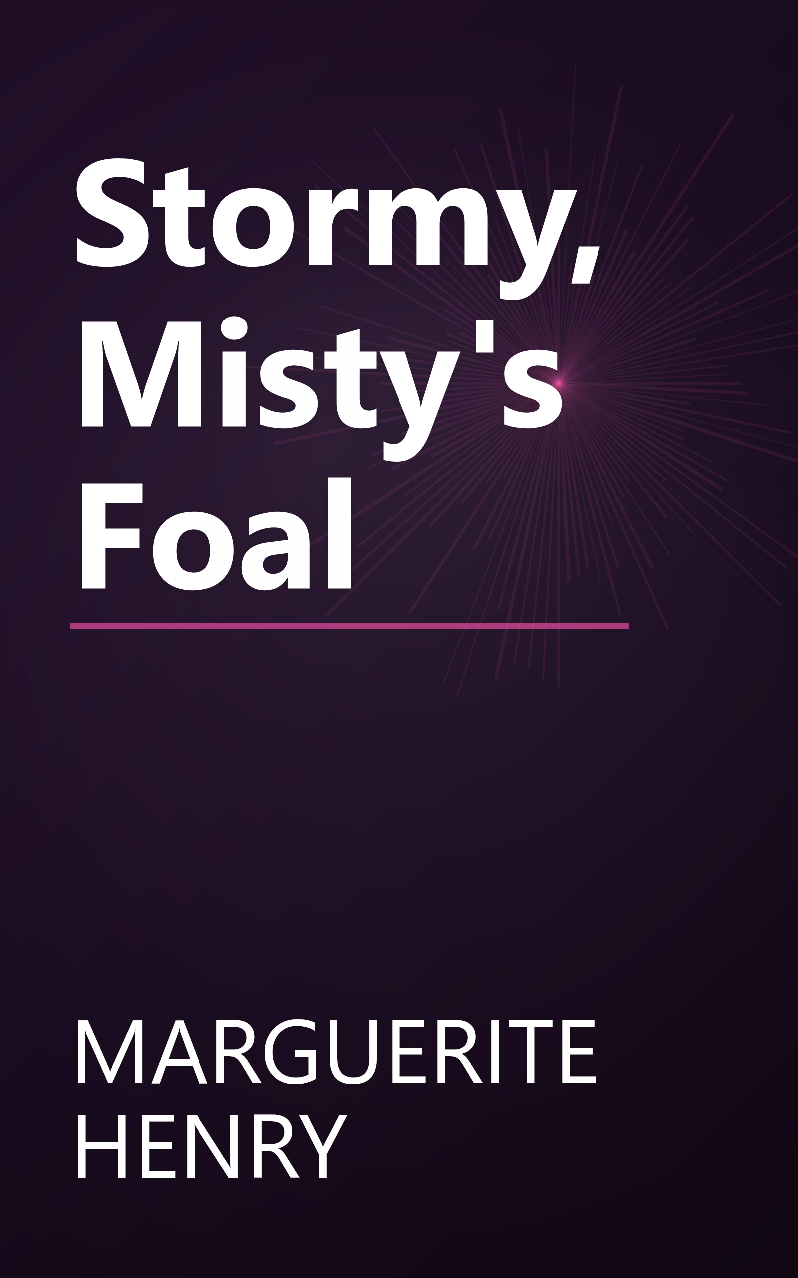 Stormy, Misty's Foal book cover