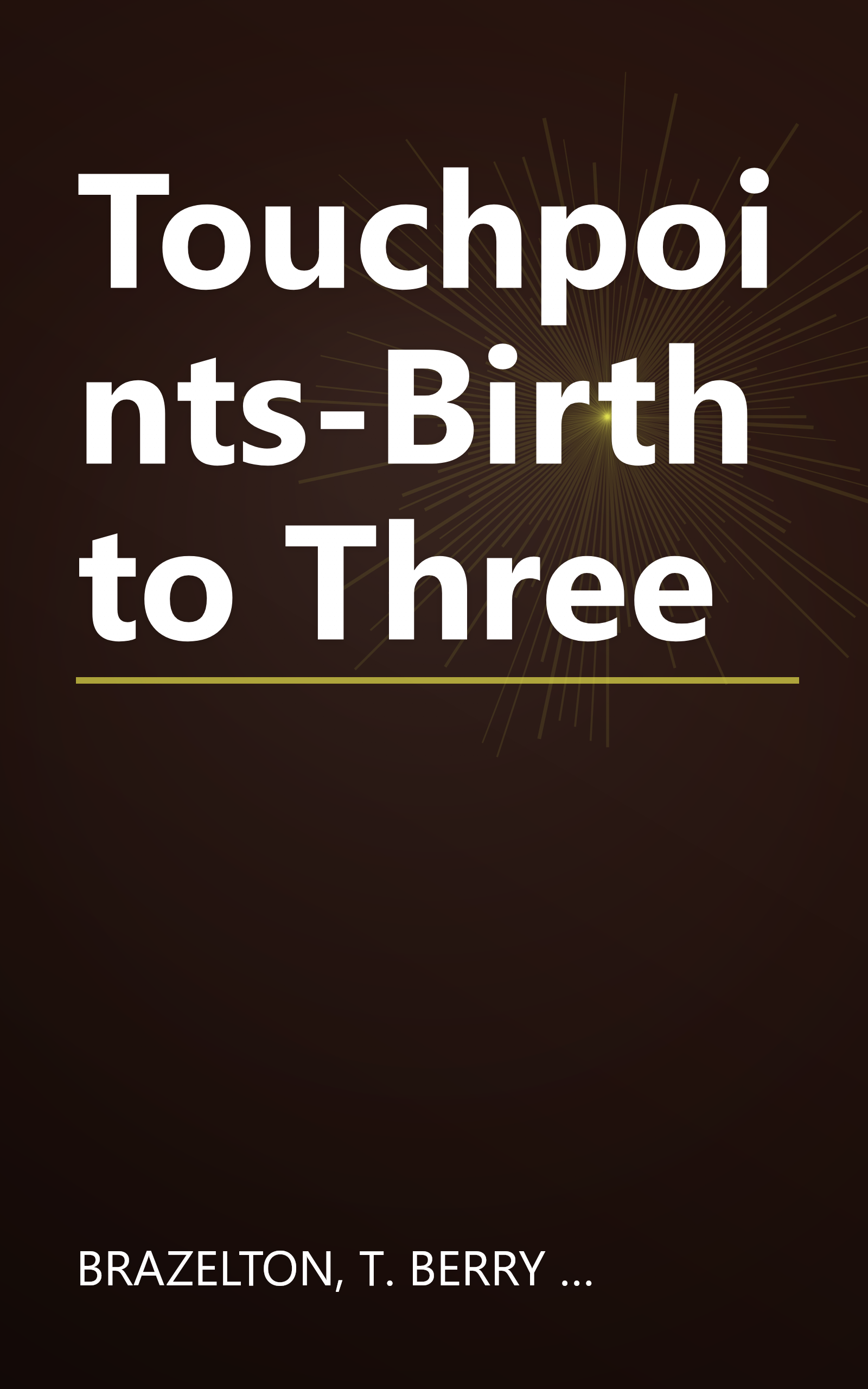 Touchpoints-Birth to Three book cover