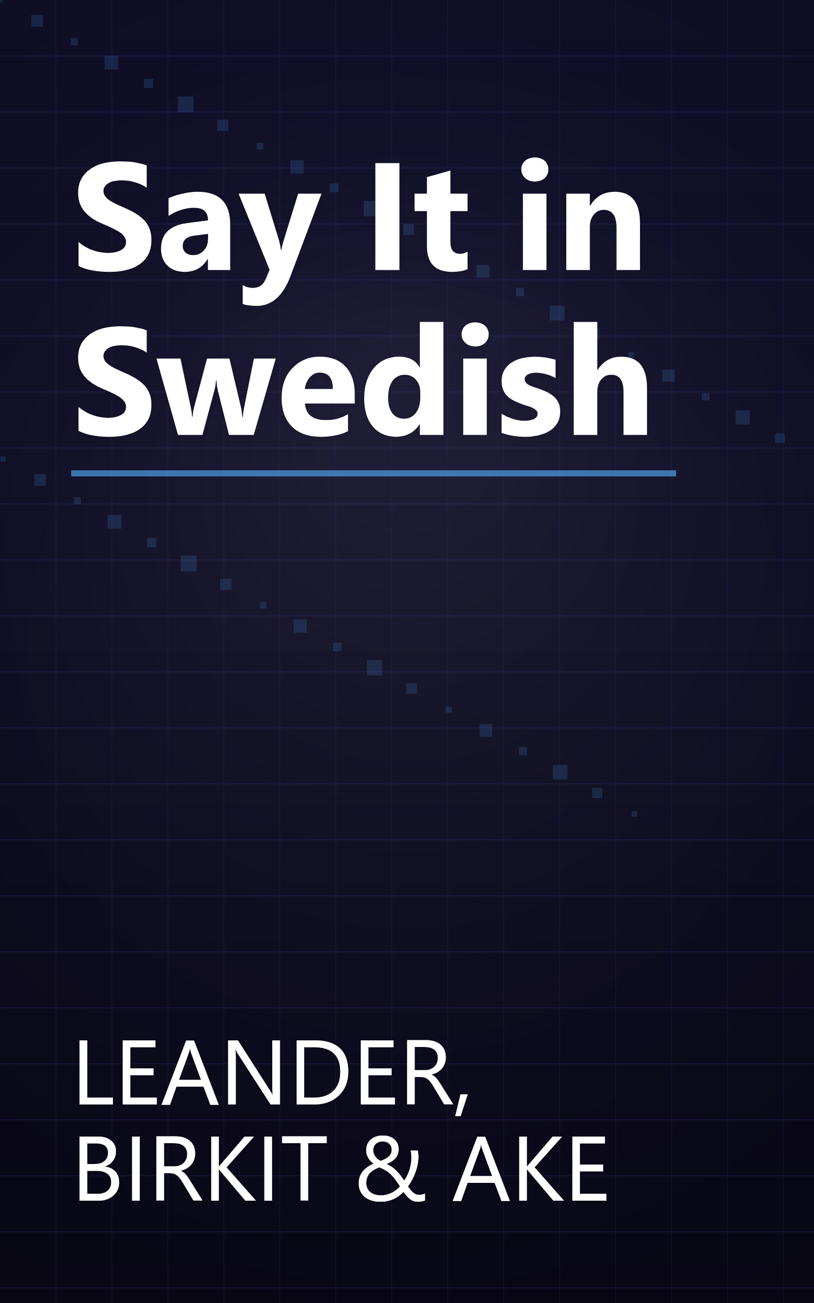 Say It in Swedish book cover
