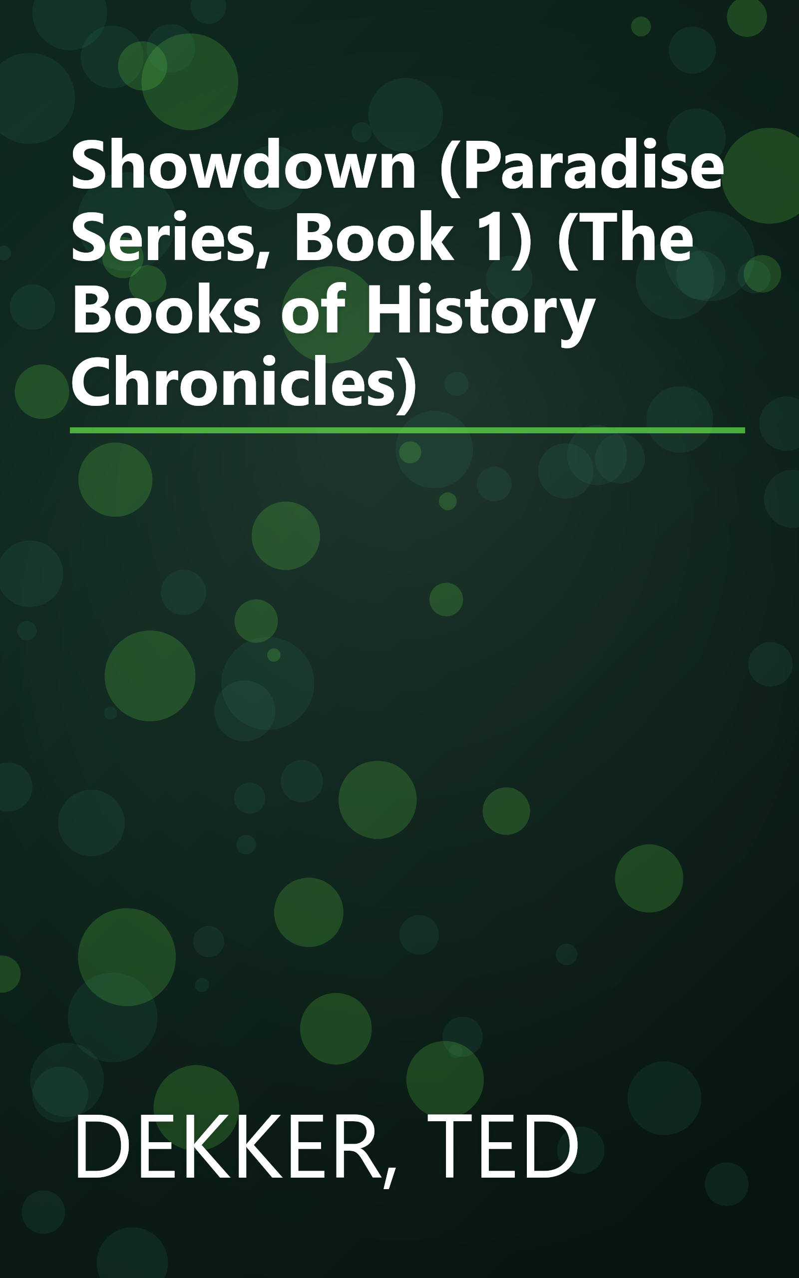 Showdown (Paradise Series, Book 1) (The Books of History Chronicles) book cover