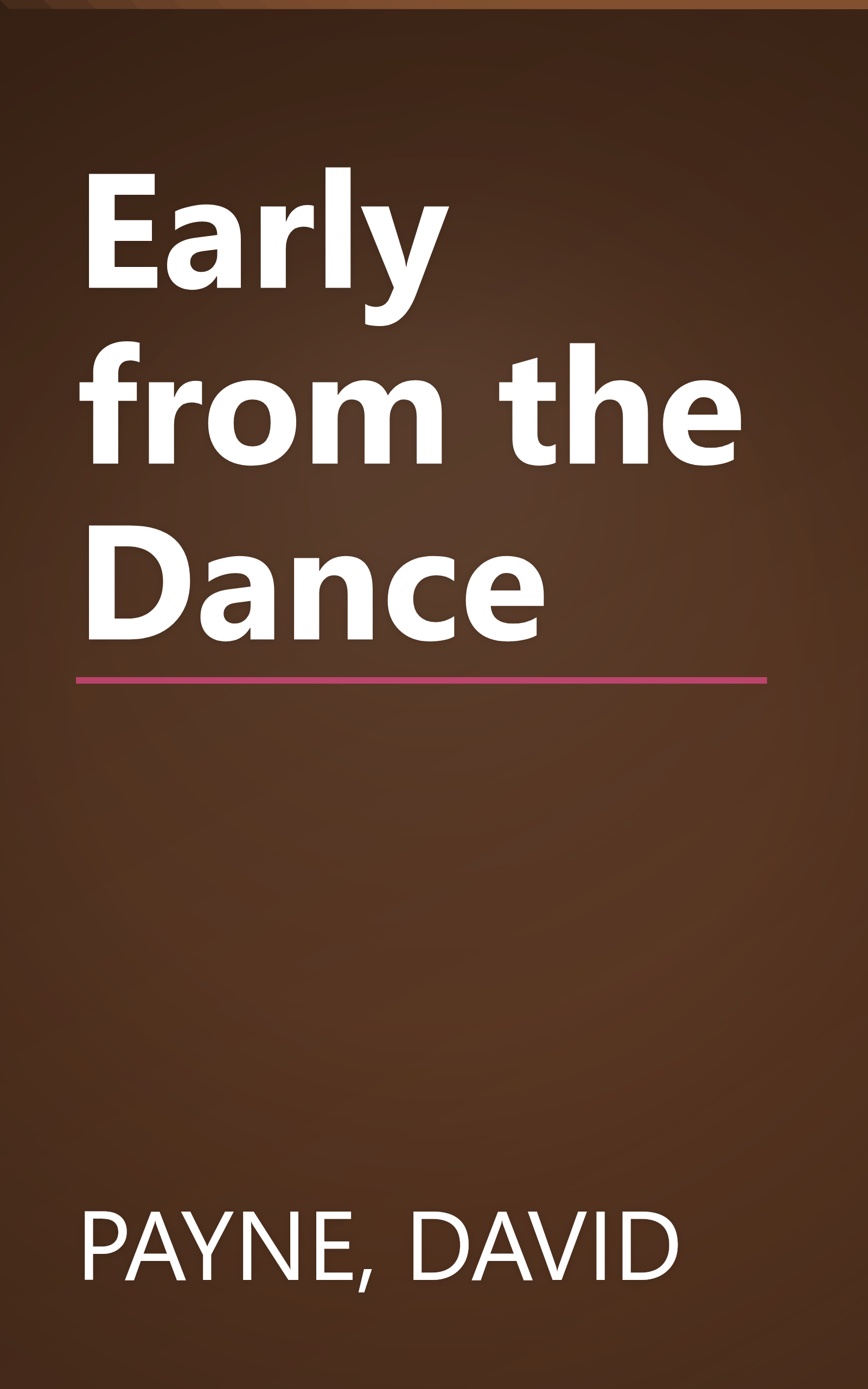 Early from the Dance book cover