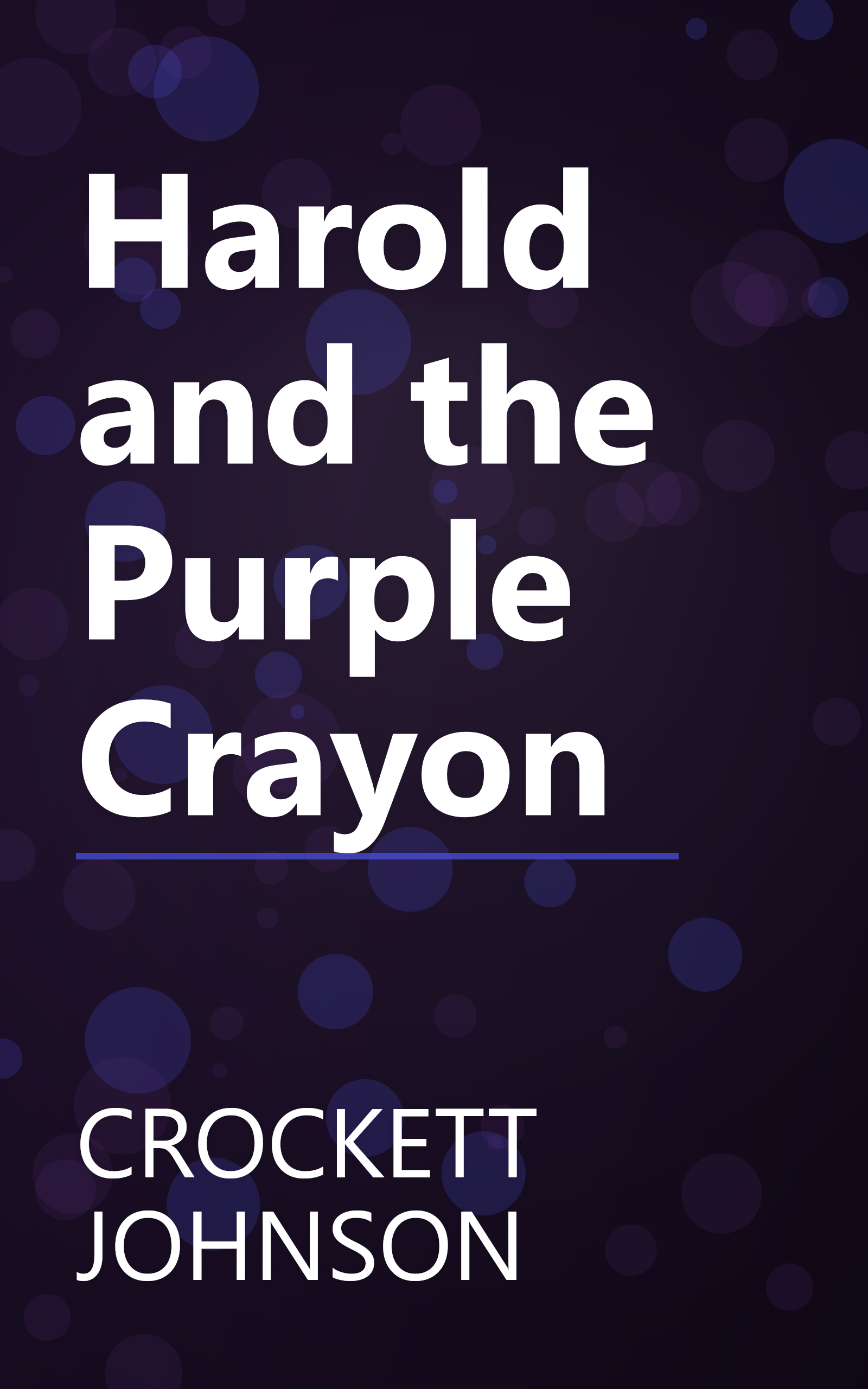 Harold and the Purple Crayon book cover