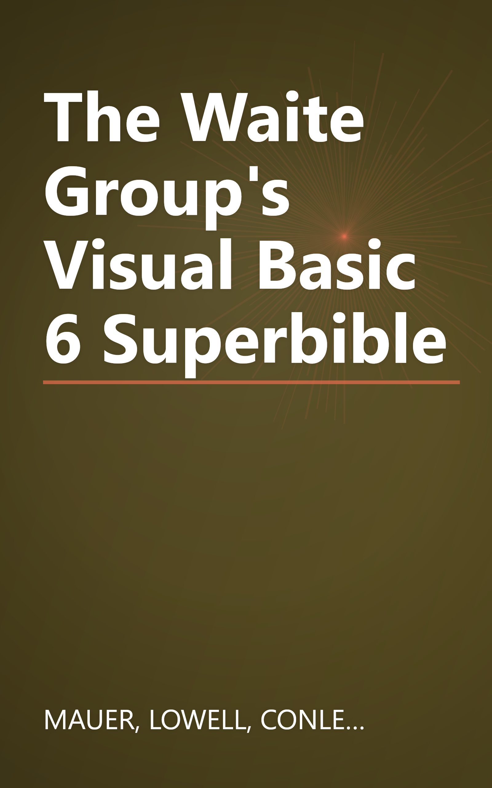 The Waite Group's Visual Basic 6 Superbible book cover